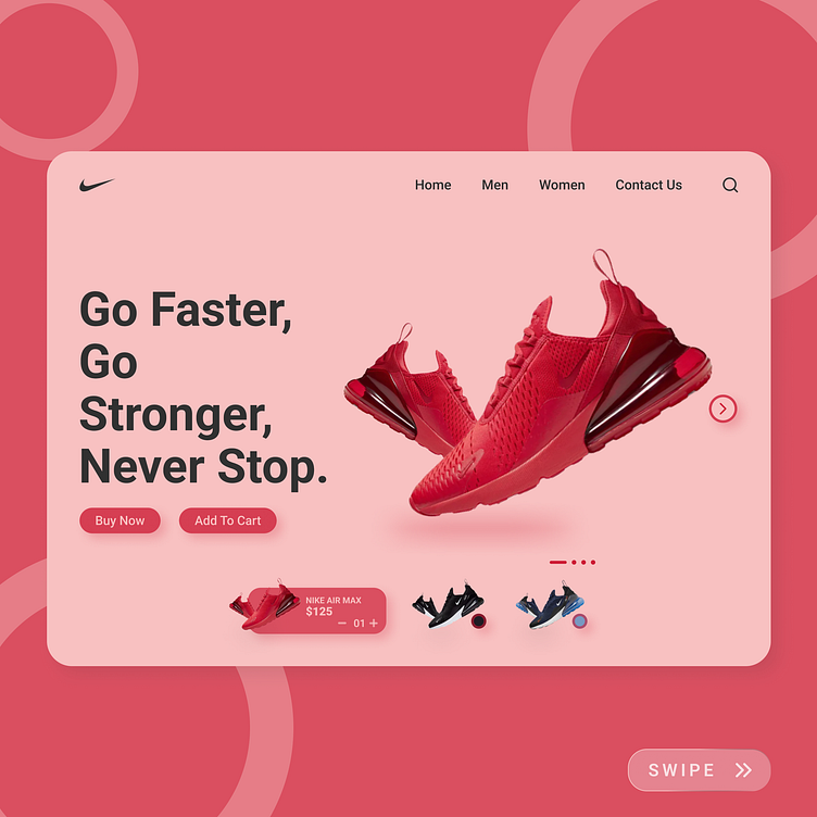 Landing Page For Shoes Web by Design Dex on Dribbble