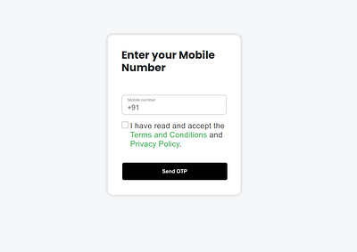 OTP login Page Web by Awesome Khan on Dribbble
