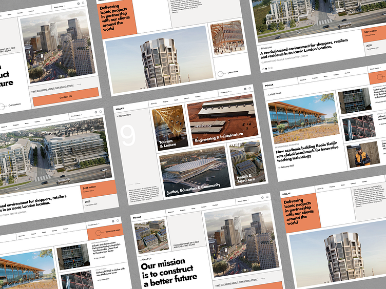 Corporate Website Concept by Ronas IT | UI/UX Team on Dribbble