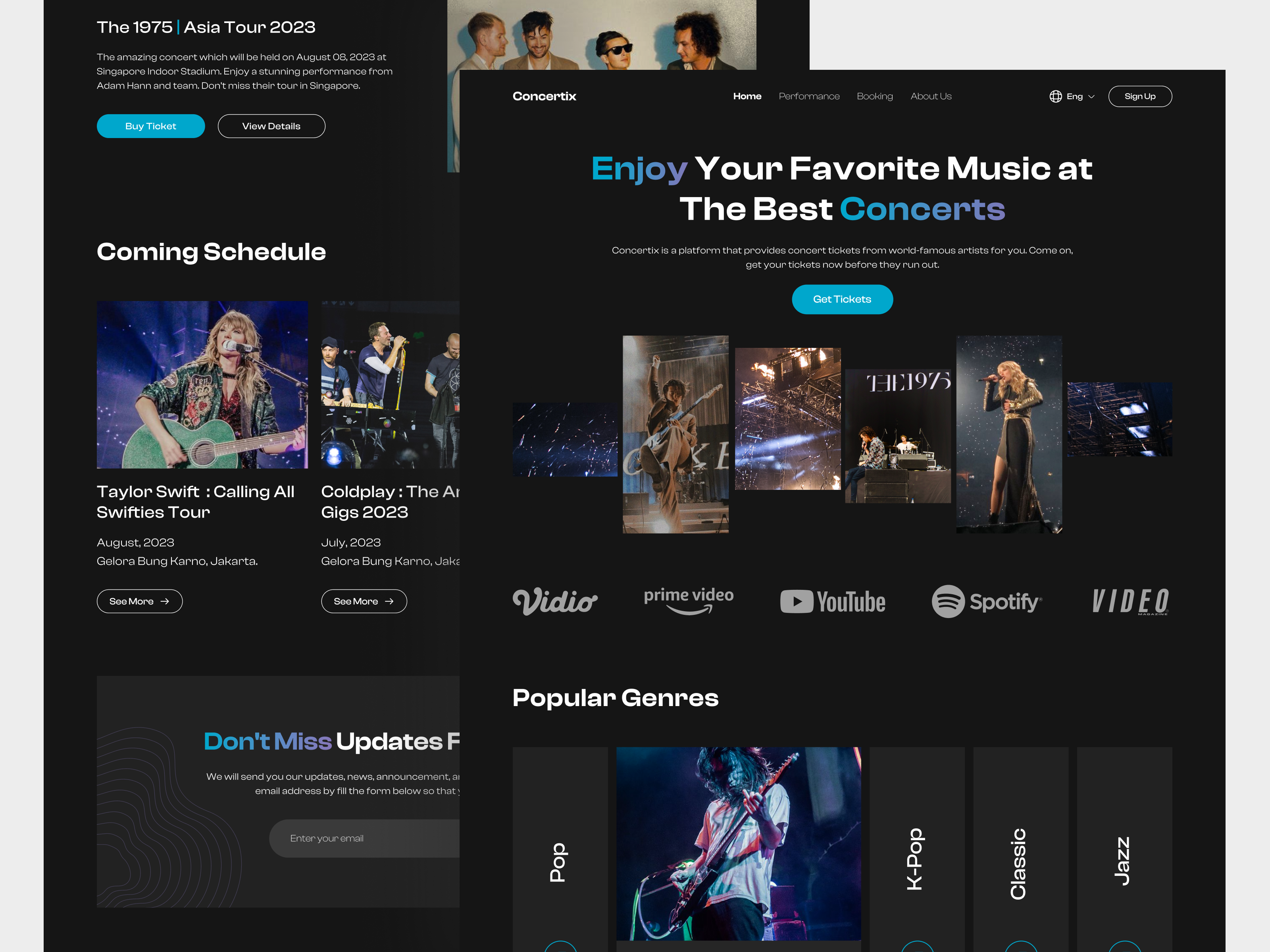 Concertix - Concert Ticket Platform by Mellafesa Rofida for Nija Works ...