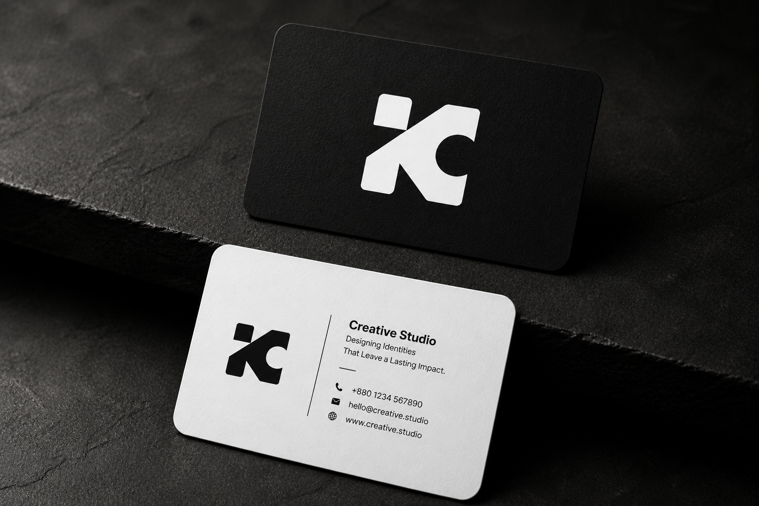 Minimalist letter K or KC Logo concept (Unused) by CreativeNadim on ...