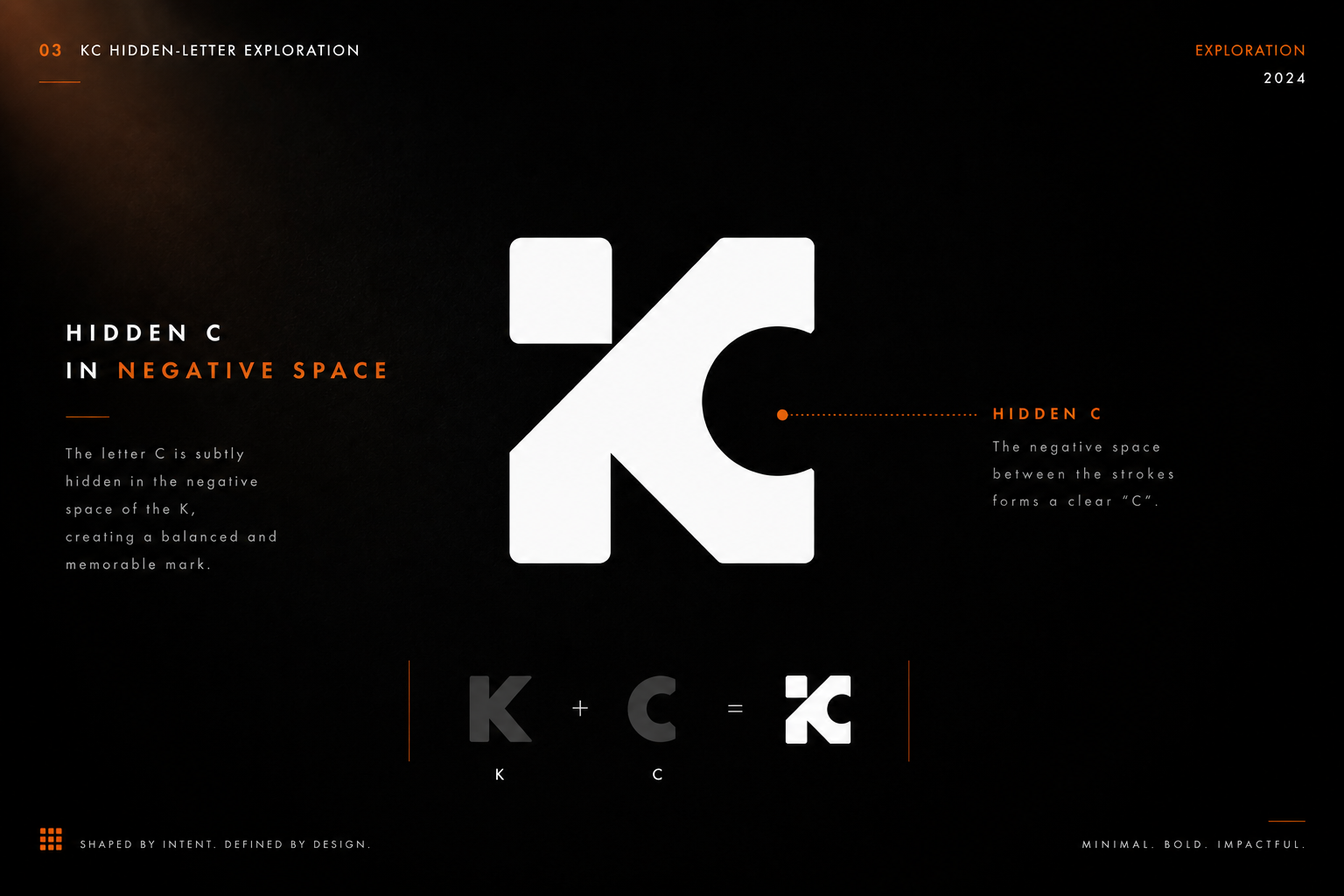 Minimalist letter K or KC Logo concept (Unused) by CreativeNadim on ...