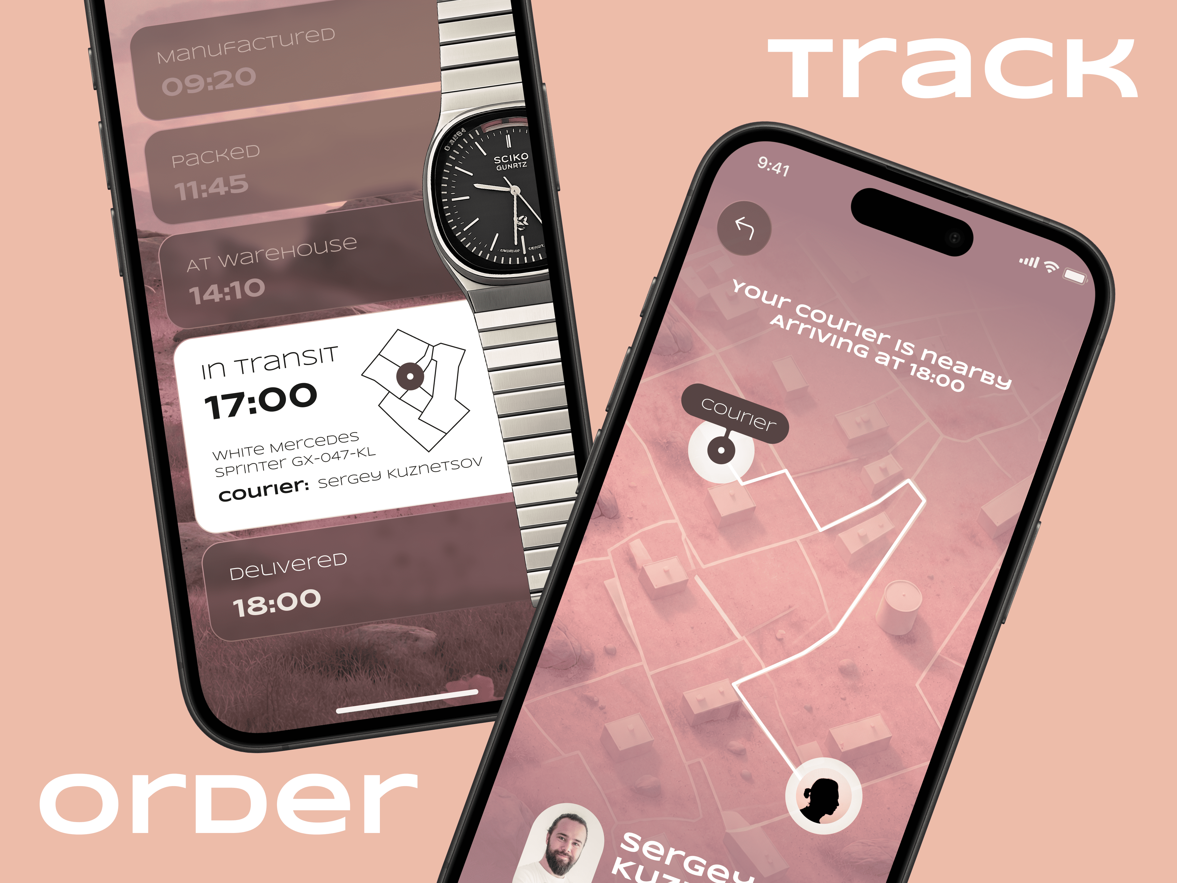 Delivery Tracking Mobile iOS App Design by Purrweb UI/UX Agency on Dribbble