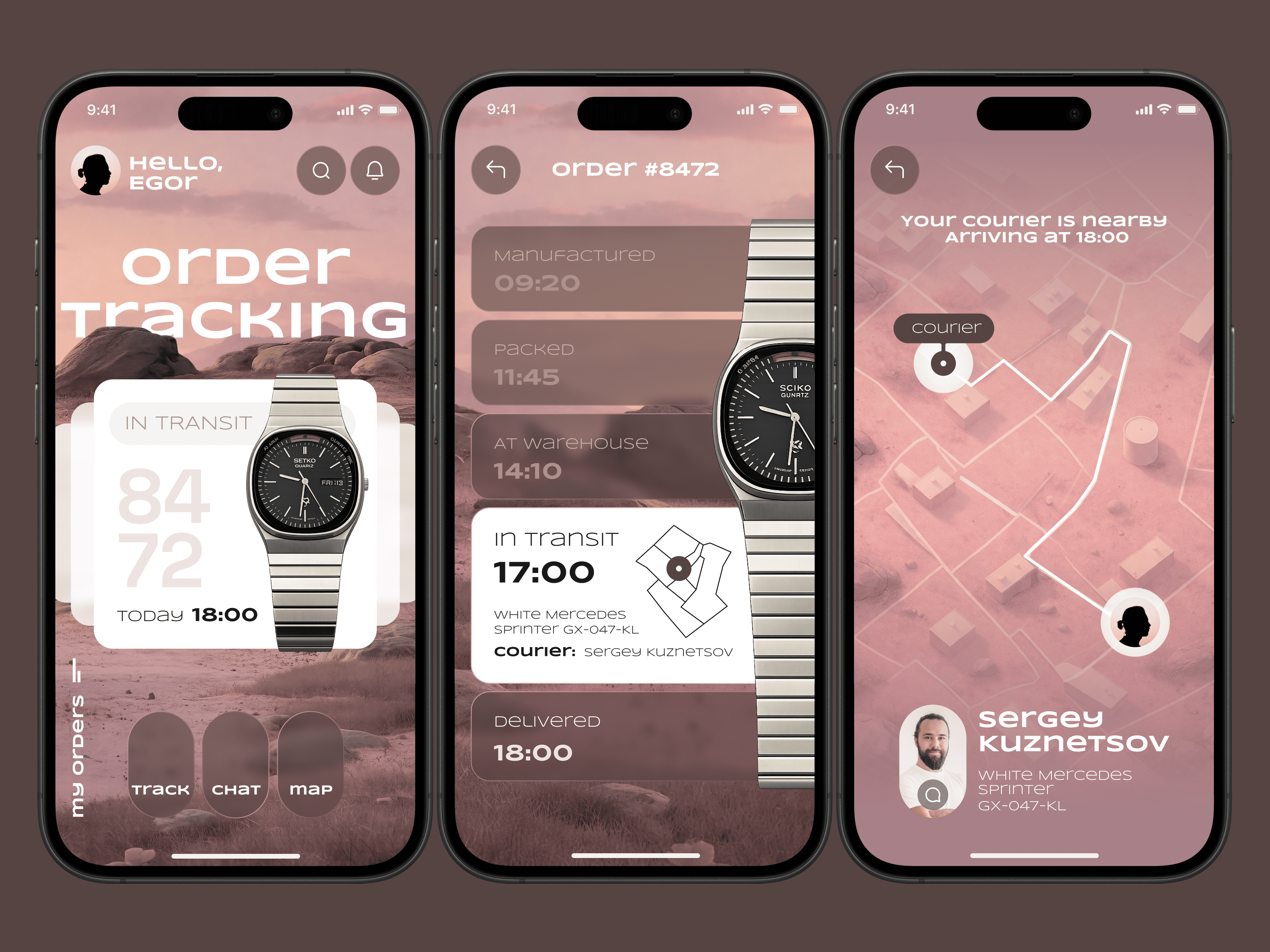 Delivery Tracking Mobile iOS App Design by Purrweb UI/UX Agency on Dribbble