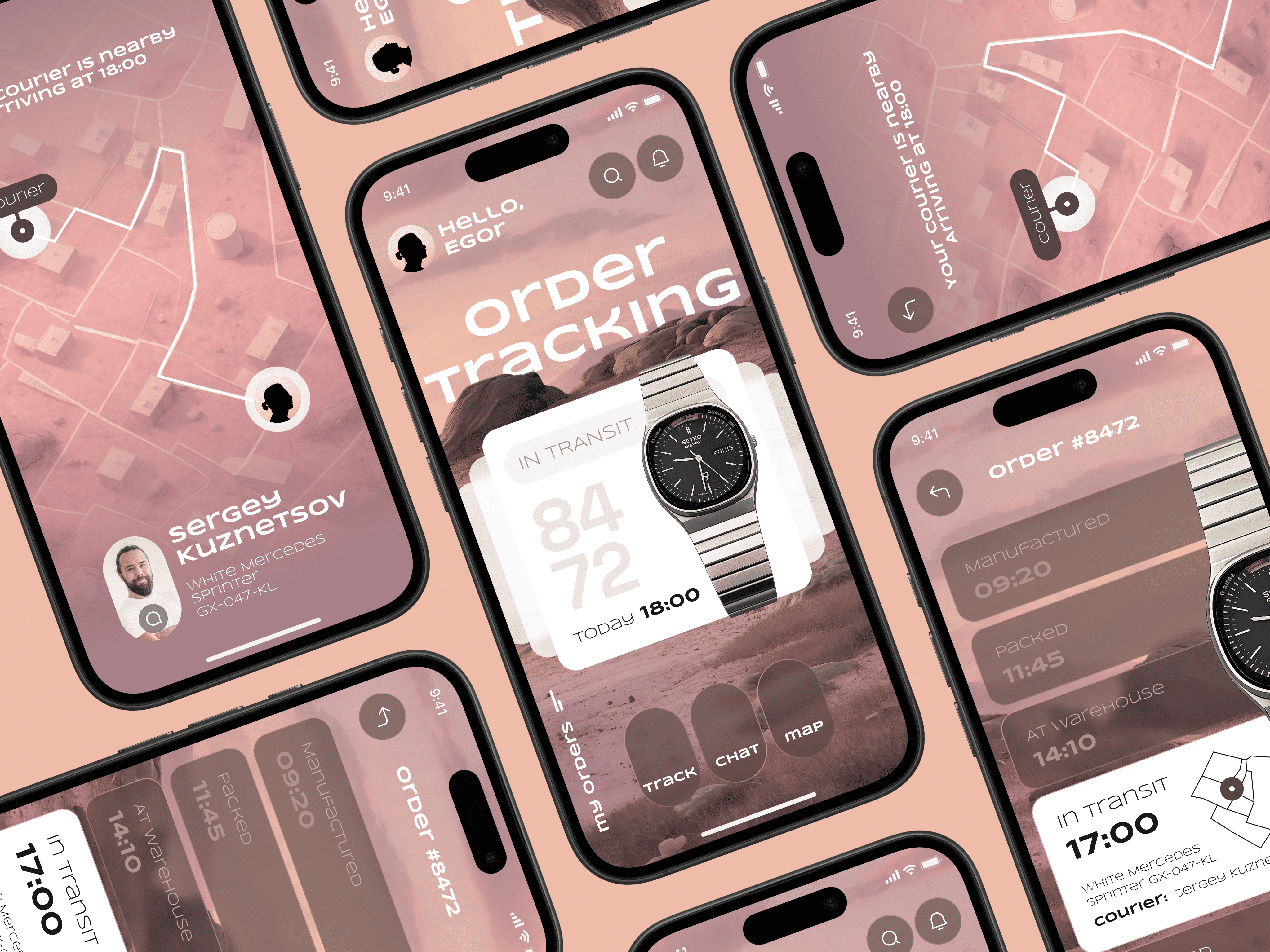 Delivery Tracking Mobile iOS App Design by Purrweb UI/UX Agency on Dribbble