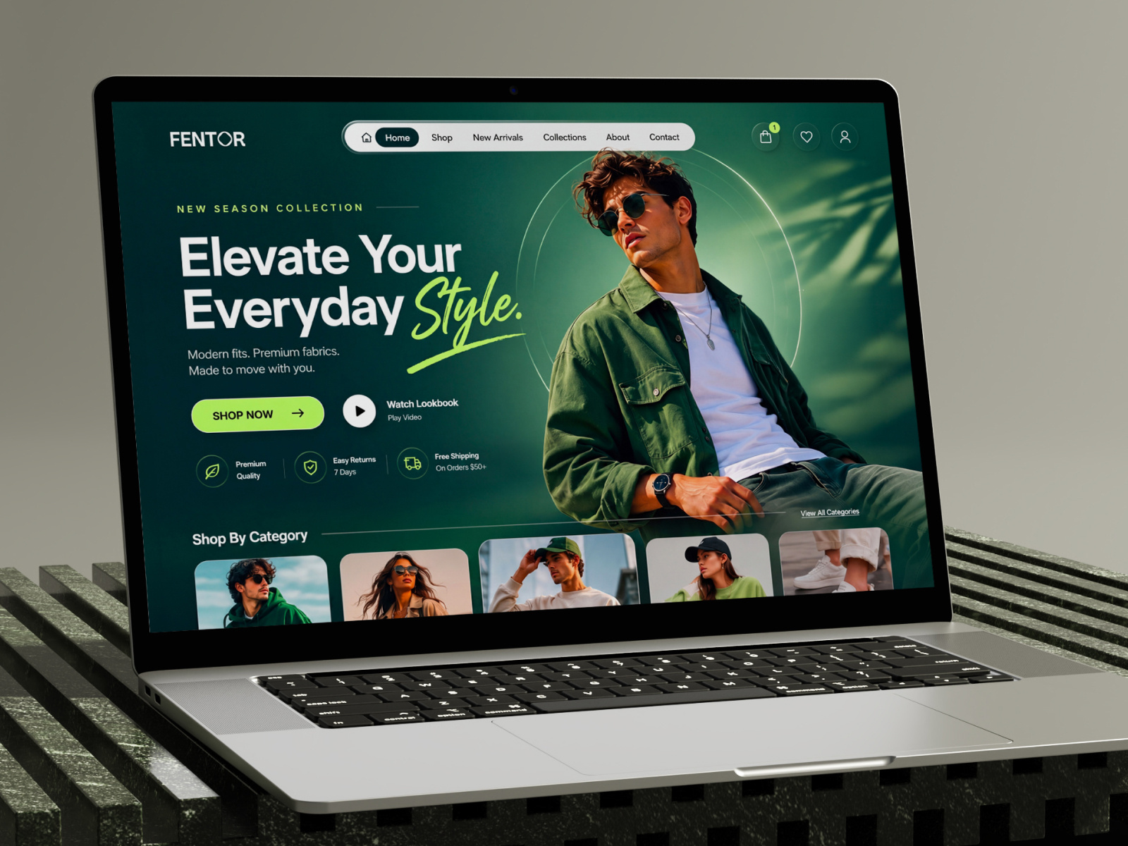 Gen-Z Fashion eCommerce Website Hero Section Design by Techwitpro UI/UX ...