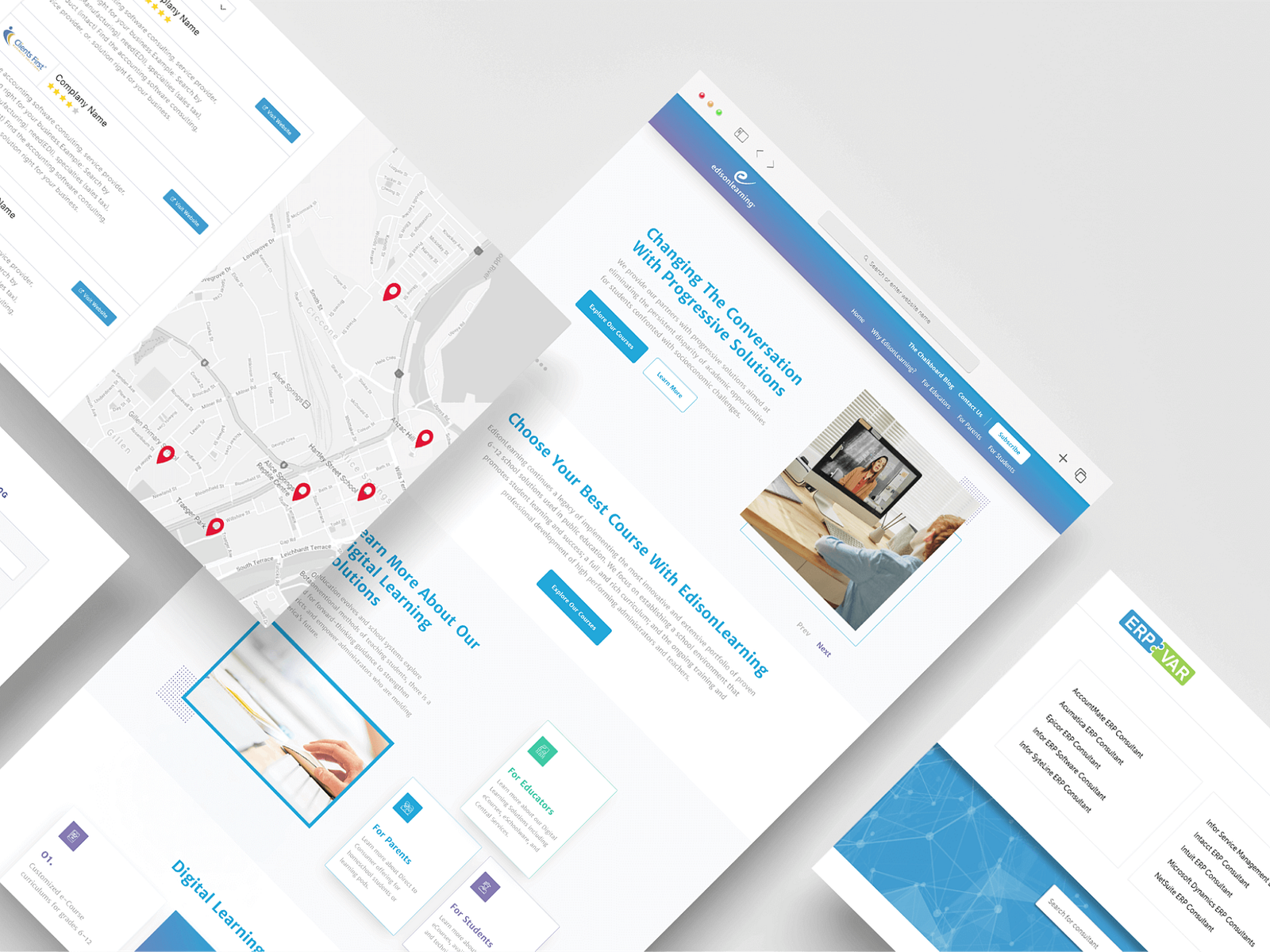 ERP VAR - Website Design by Wow Design on Dribbble