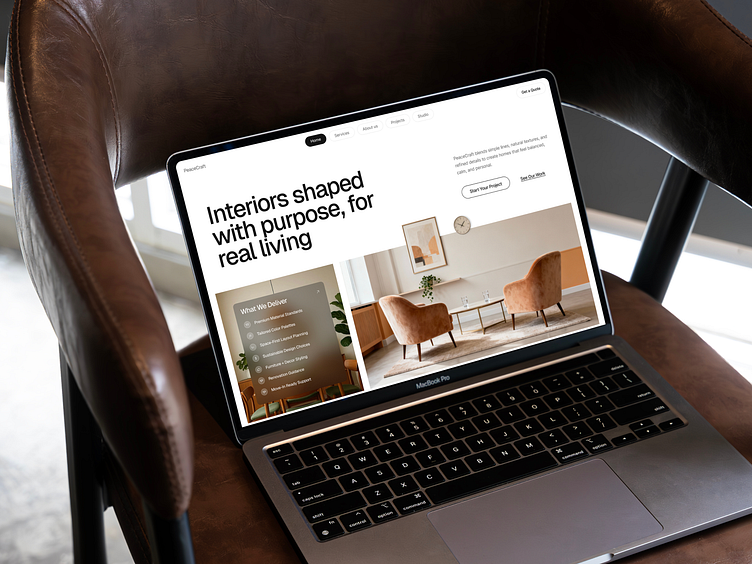 Interior Design Website UI by JA. Parvez for Wingly on Dribbble