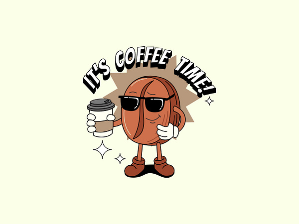 It's Coffee Time Illustration by Ilham Maulana on Dribbble