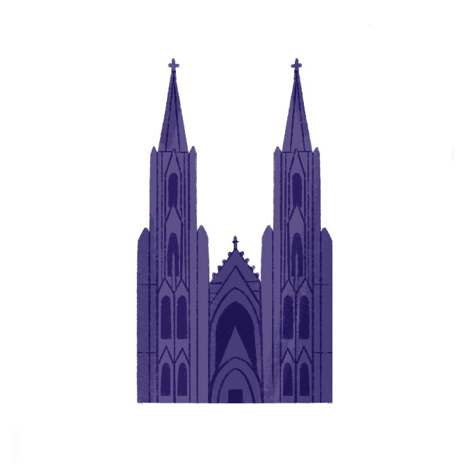 Cologne City Map – Map Illustration by Svea Hansohn on Dribbble