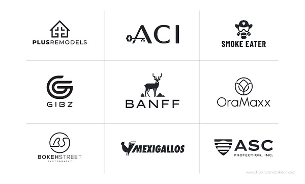 Modern and minimalist logo design by zakdesignz on Dribbble