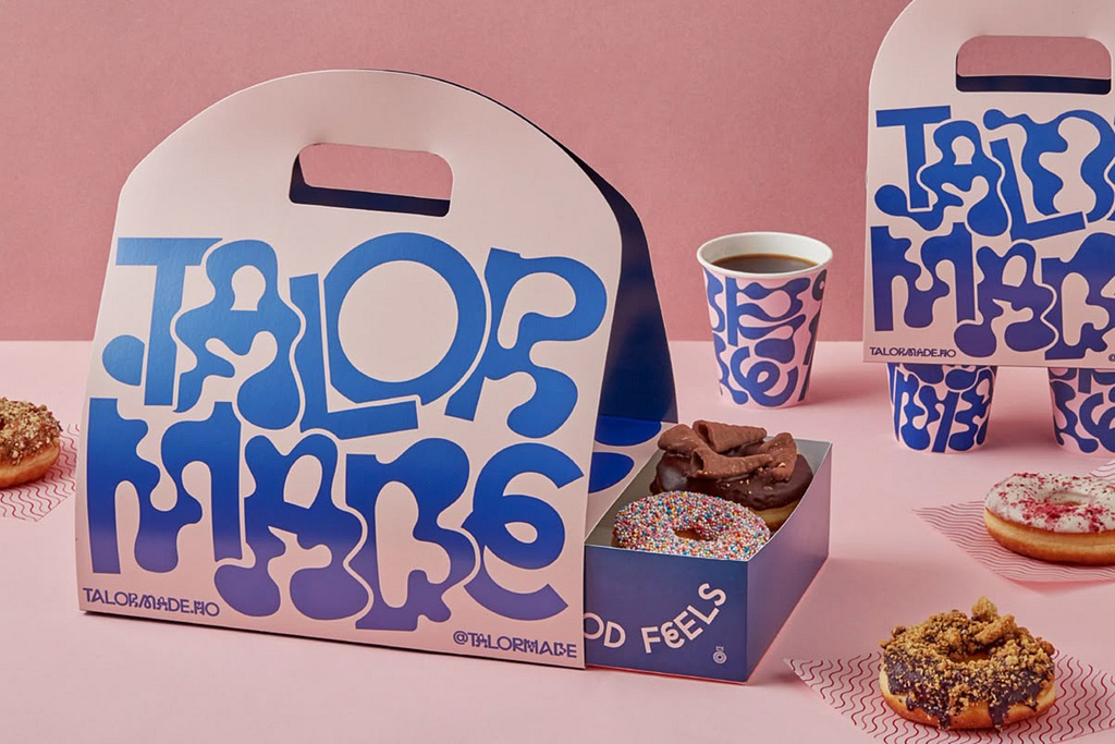 Modern Donut Packaging Branding Design 🍩| Zywra Studio by Vinay Design ...