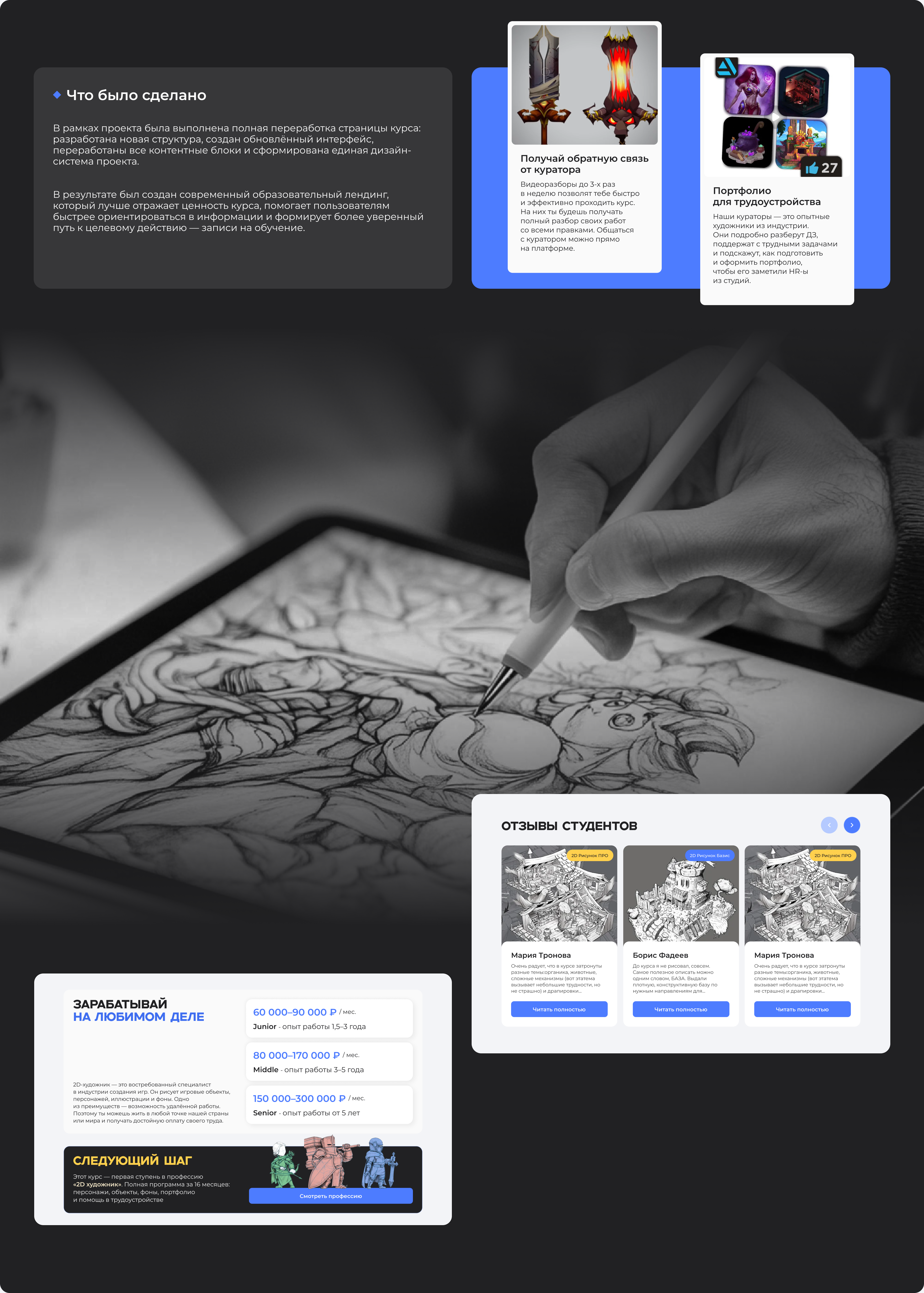 New Art School Website Redesign | UI/UX Design by Anna on Dribbble