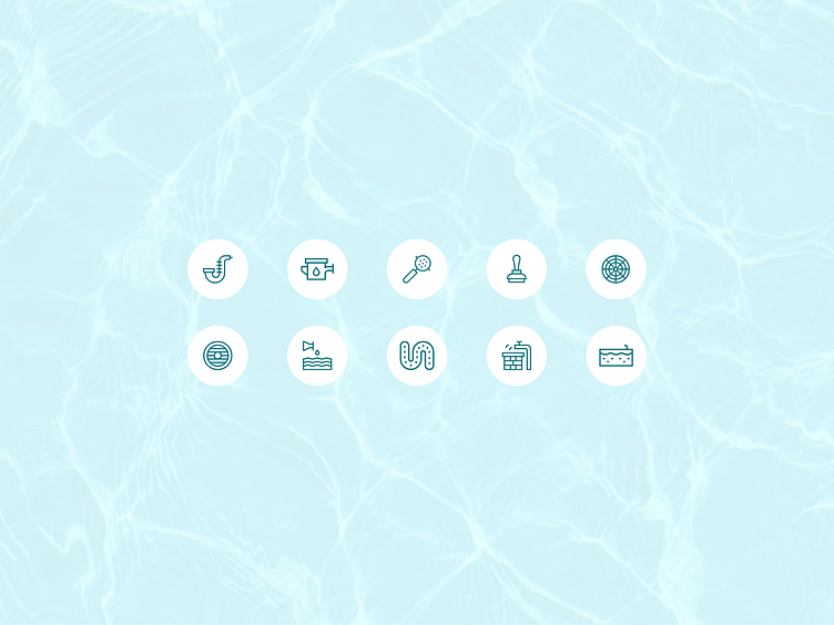 A Set of Pool Icons by Keyeicon Digital on Dribbble
