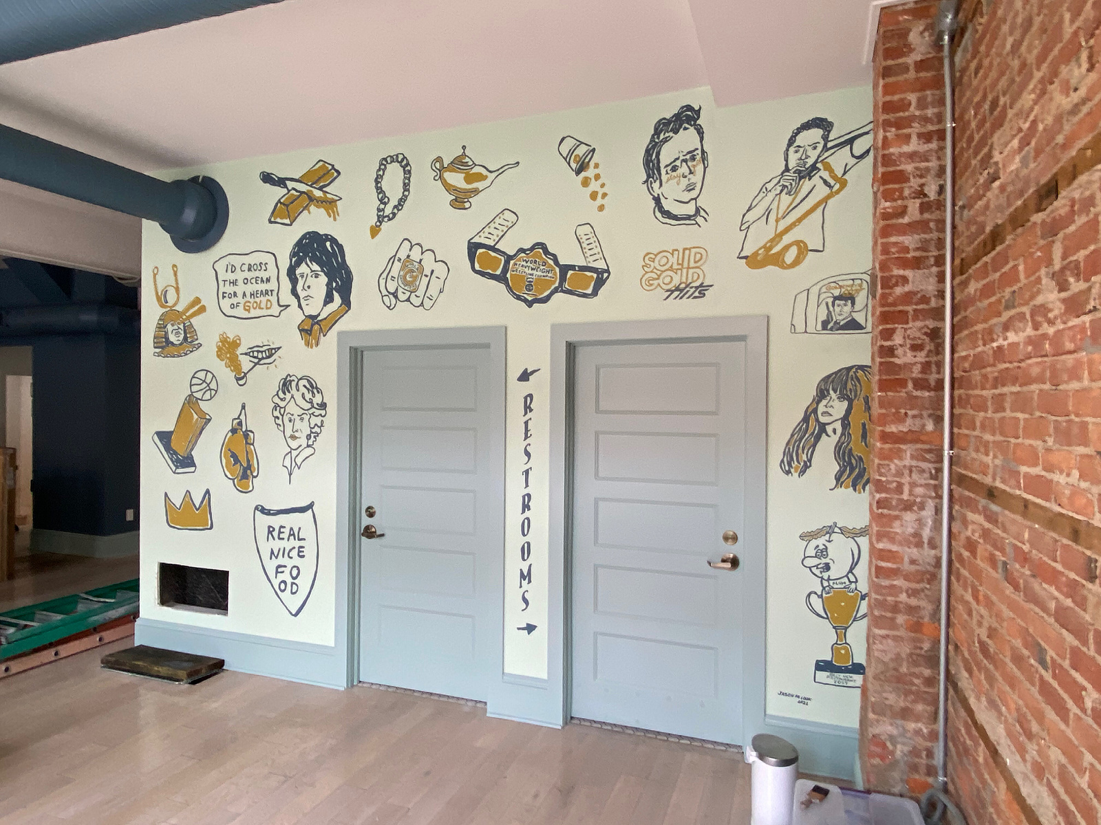 Illustration and Mural by Jason Look on Dribbble