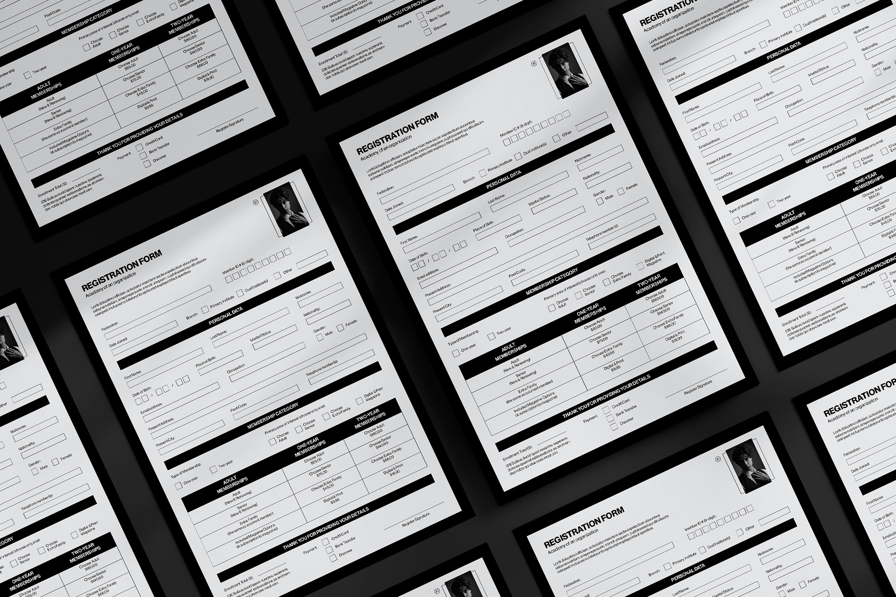 Registration Form Template by DesignCrest on Dribbble