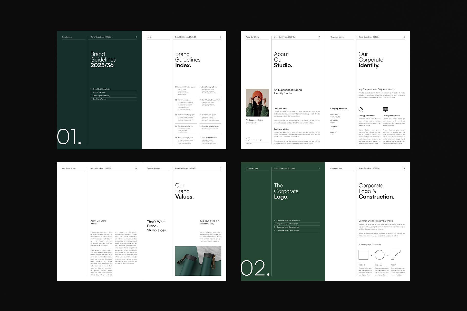Brand Guidelines Template by DesignCrest on Dribbble