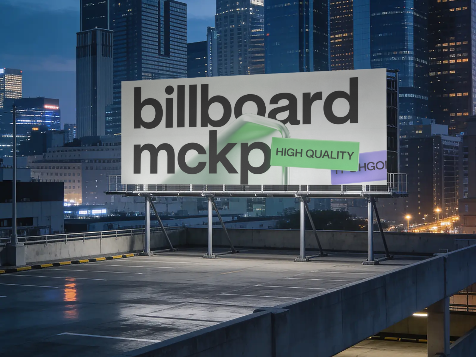 Free Billboard Mockups for Advertising Design by mockey-ai on Dribbble