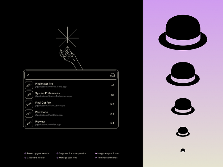 Alfred app: visual identity by Vladimir Gruev for OOZE on Dribbble Alfred app: visual identity by Vladimir Gruev for OOZE on Dribbble