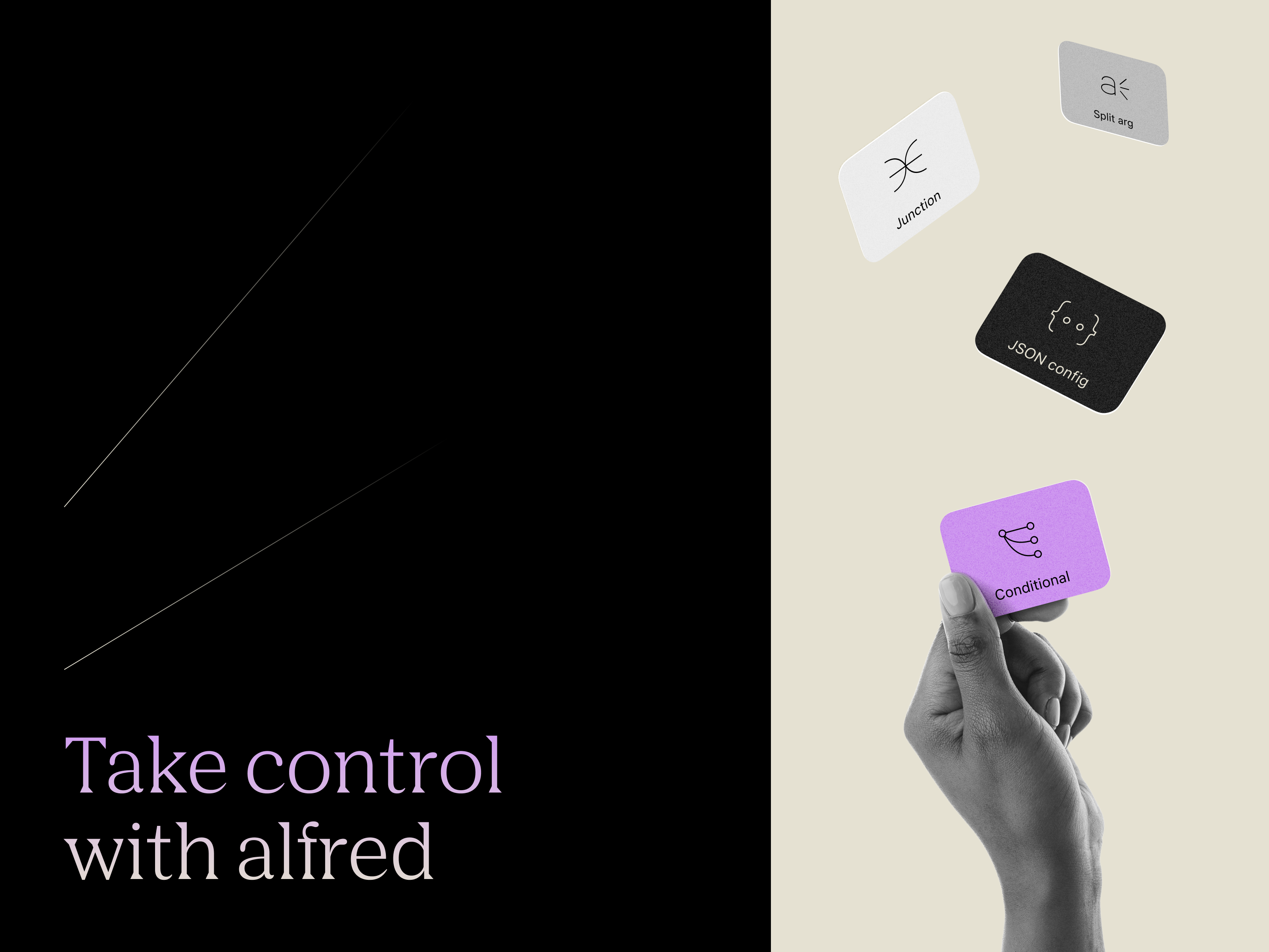 Alfred app: visual identity by Vladimir Gruev for ooze on Dribbble