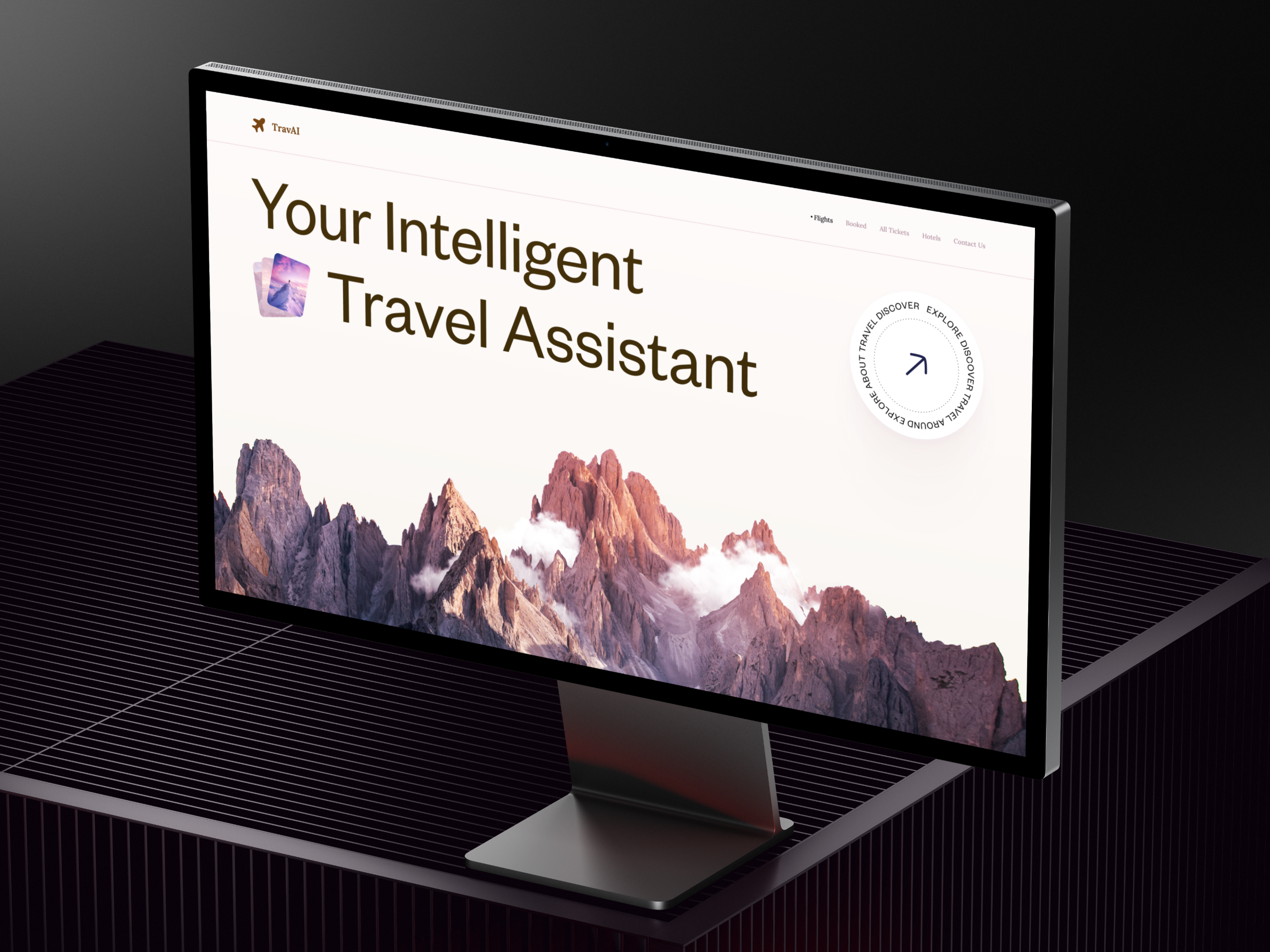 AI Travel Assistant Website by Imran Hossen on Dribbble