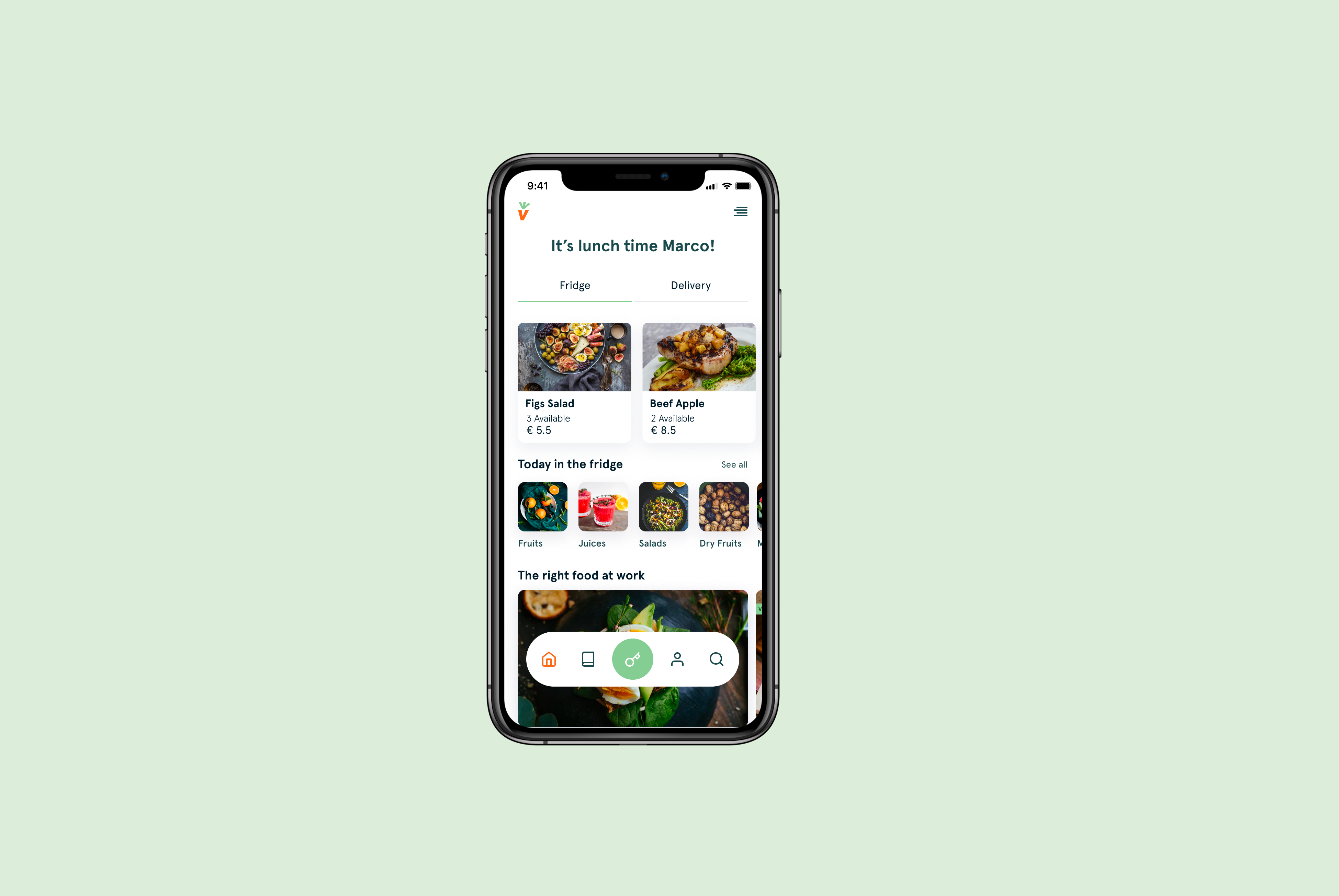 Fresh food app concept by Lunara Costa on Dribbble