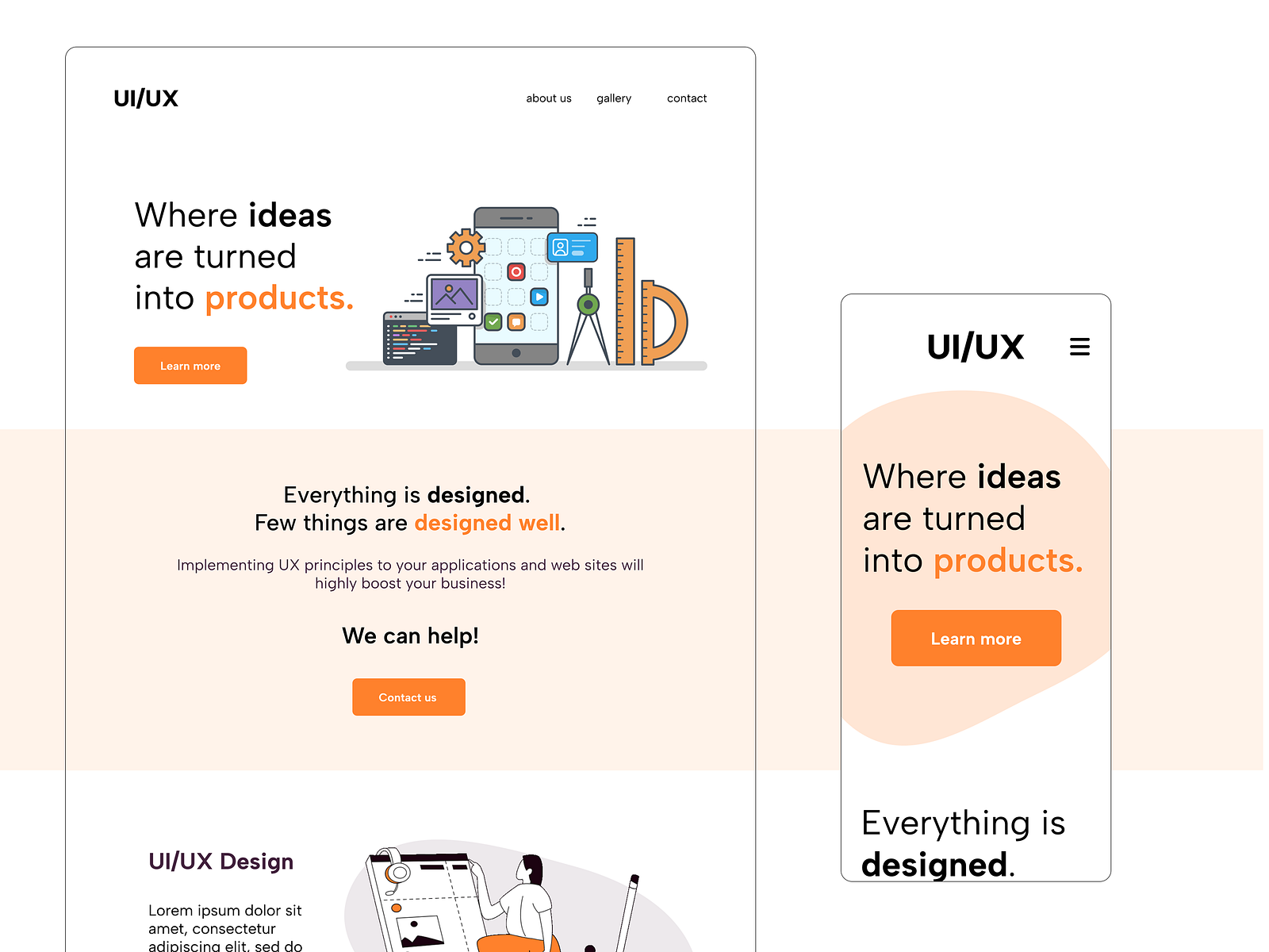 UI/UX by Marko Udovcic on Dribbble
