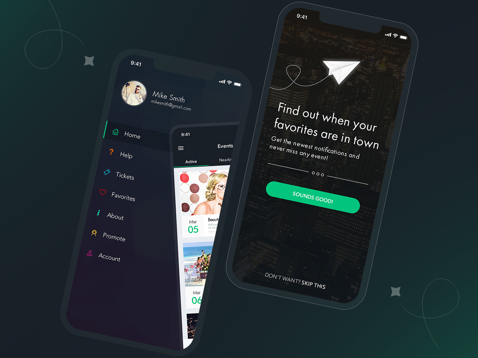 Ticketnoir App Design by Caveman Studios on Dribbble