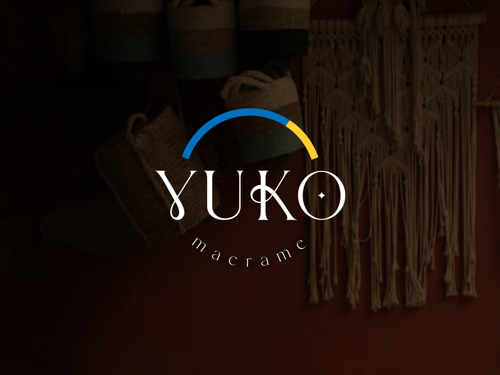 Macrame logo. Yuko macrame by Olya Vysloukh on Dribbble