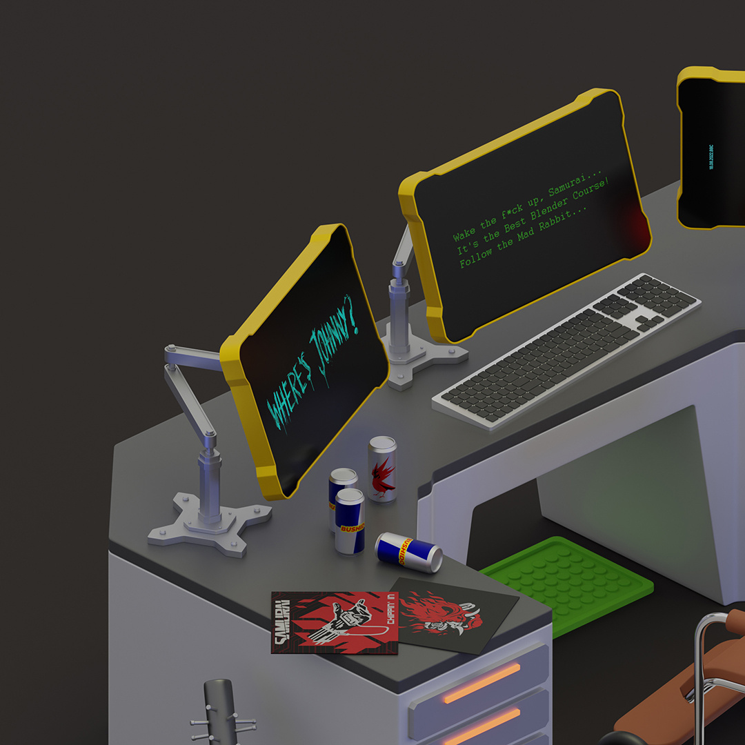 CYBERPUNK 2077 STYLE OFFICE by illustra_avometra on Dribbble