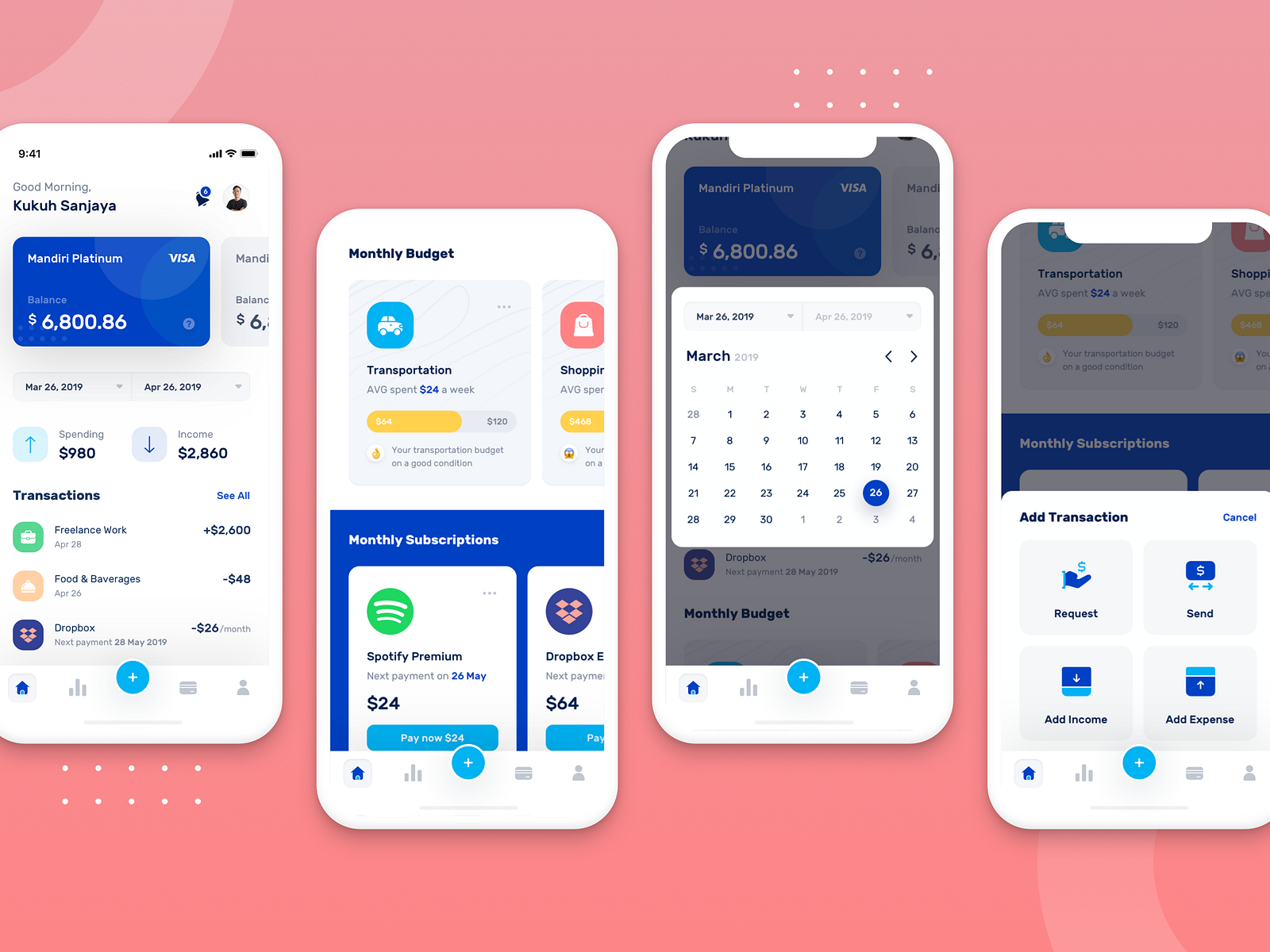 Banky - Dashboard by SaaS Expert, B2B, UI UX Designer on Dribbble