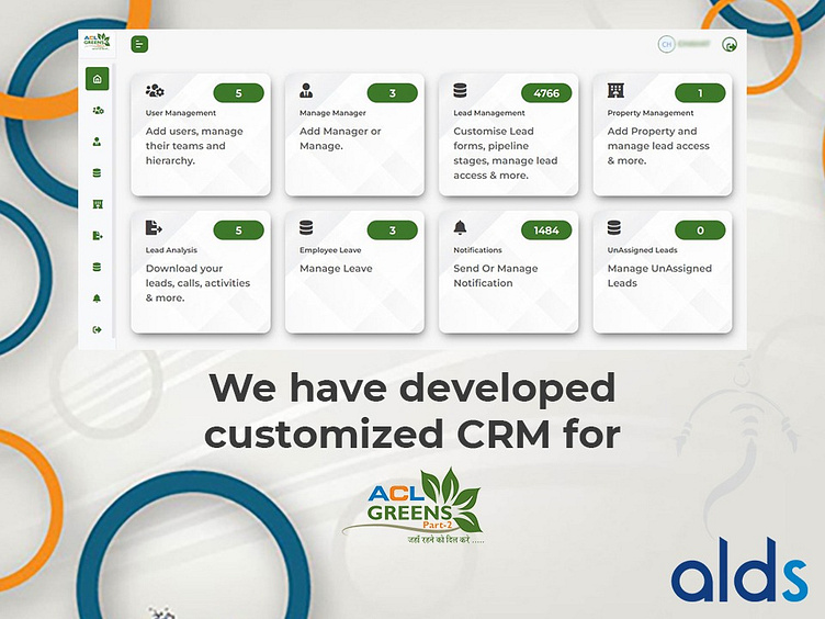 ACL Green CRM by Shreen Hameed on Dribbble