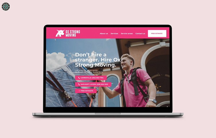 Moving Company Web Design by Rotate Digital by Rotate Digital on Dribbble Moving Company Web Design by Rotate Digital by Rotate Digital on Dribbble