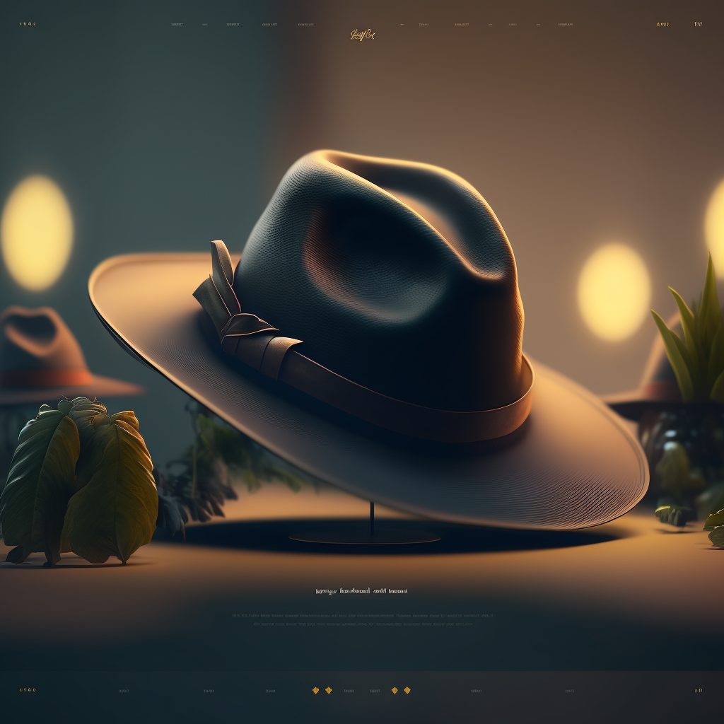 Cover page template for hat selling website by Nathan Dam on Dribbble
