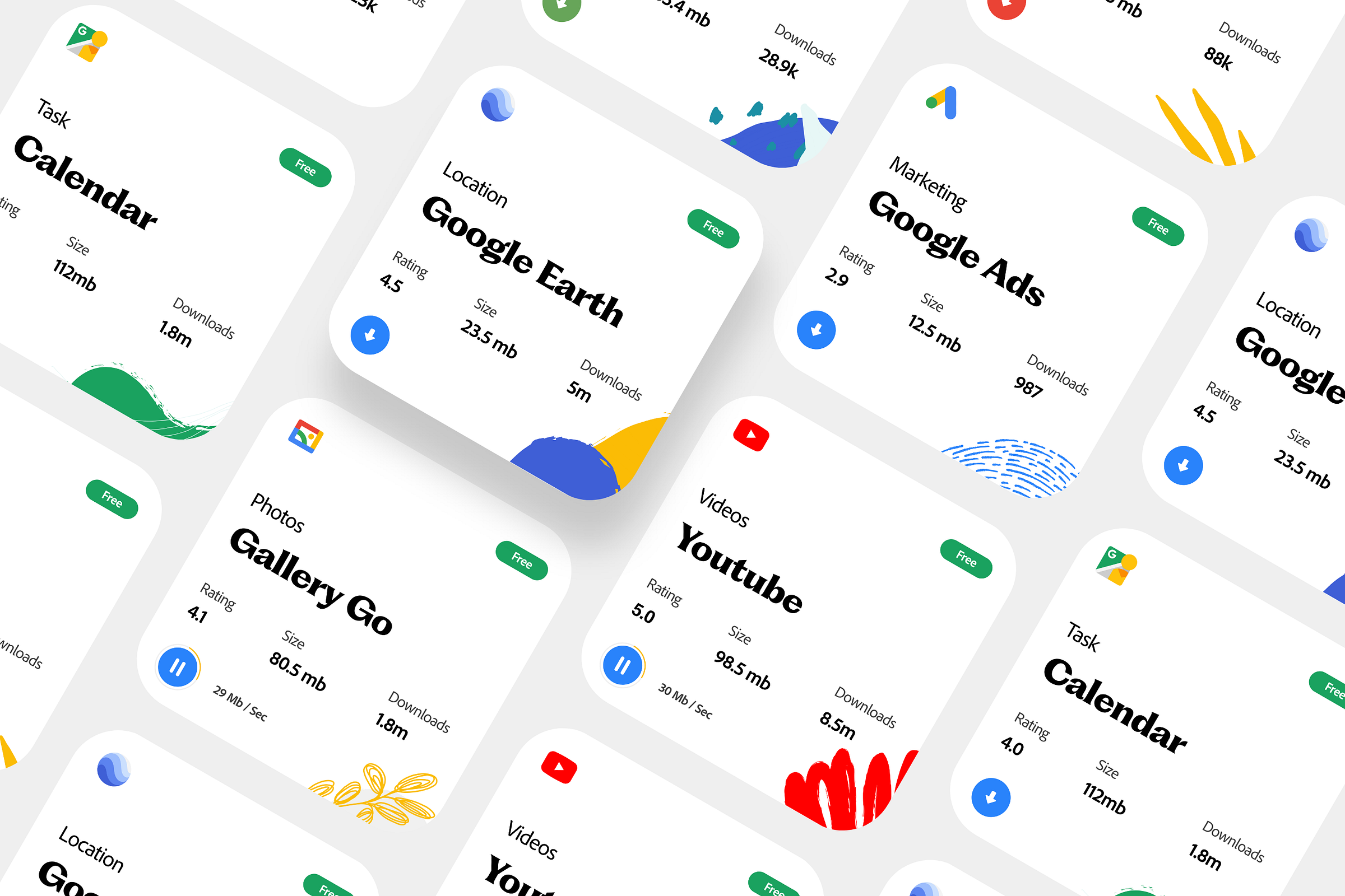 Web Card UI by DStudio® on Dribbble