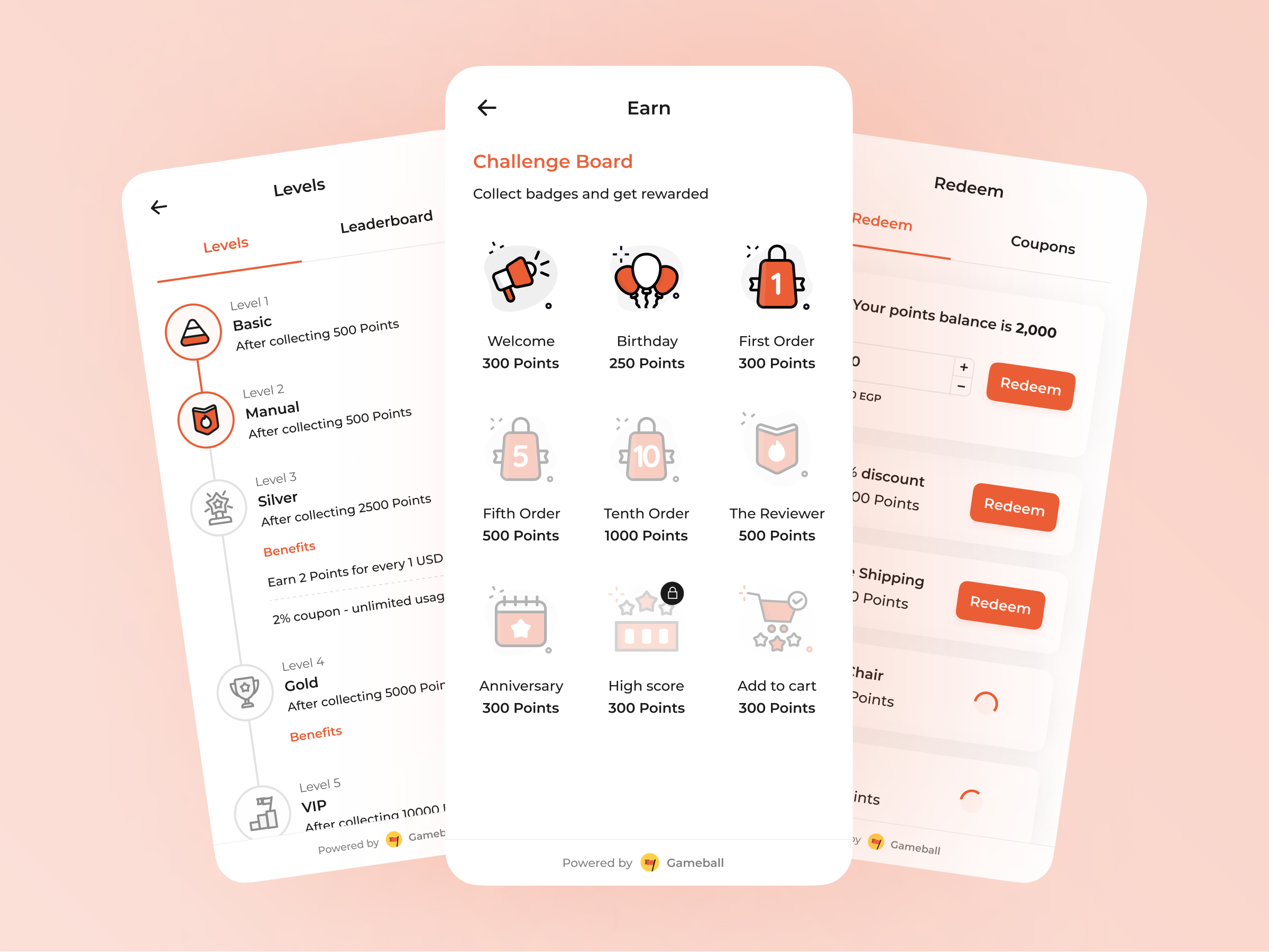Gameball - Widget V3.0 by Noah Elhadedy on Dribbble