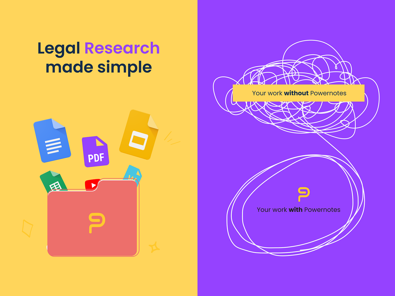 PowerNotes branding by Ashley Lim for Manifold on Dribbble