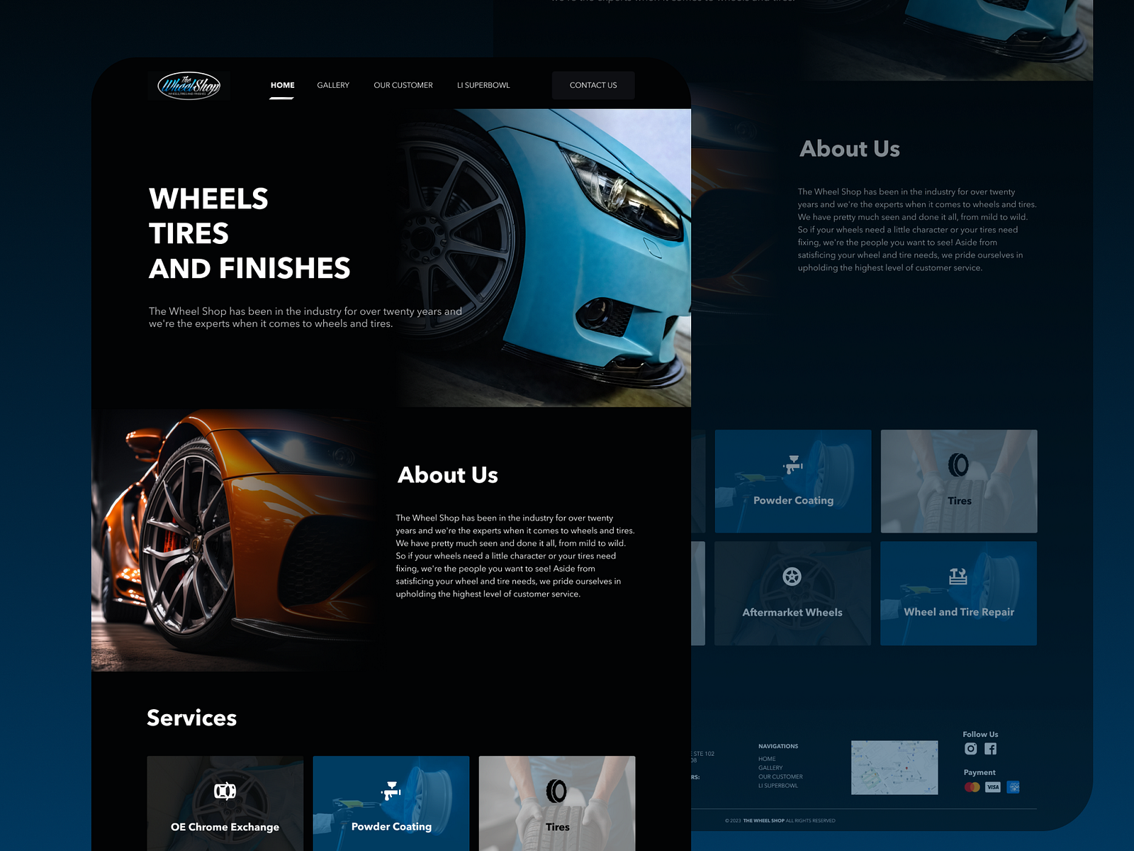 Autoshop Website Design by Rhozel on Dribbble