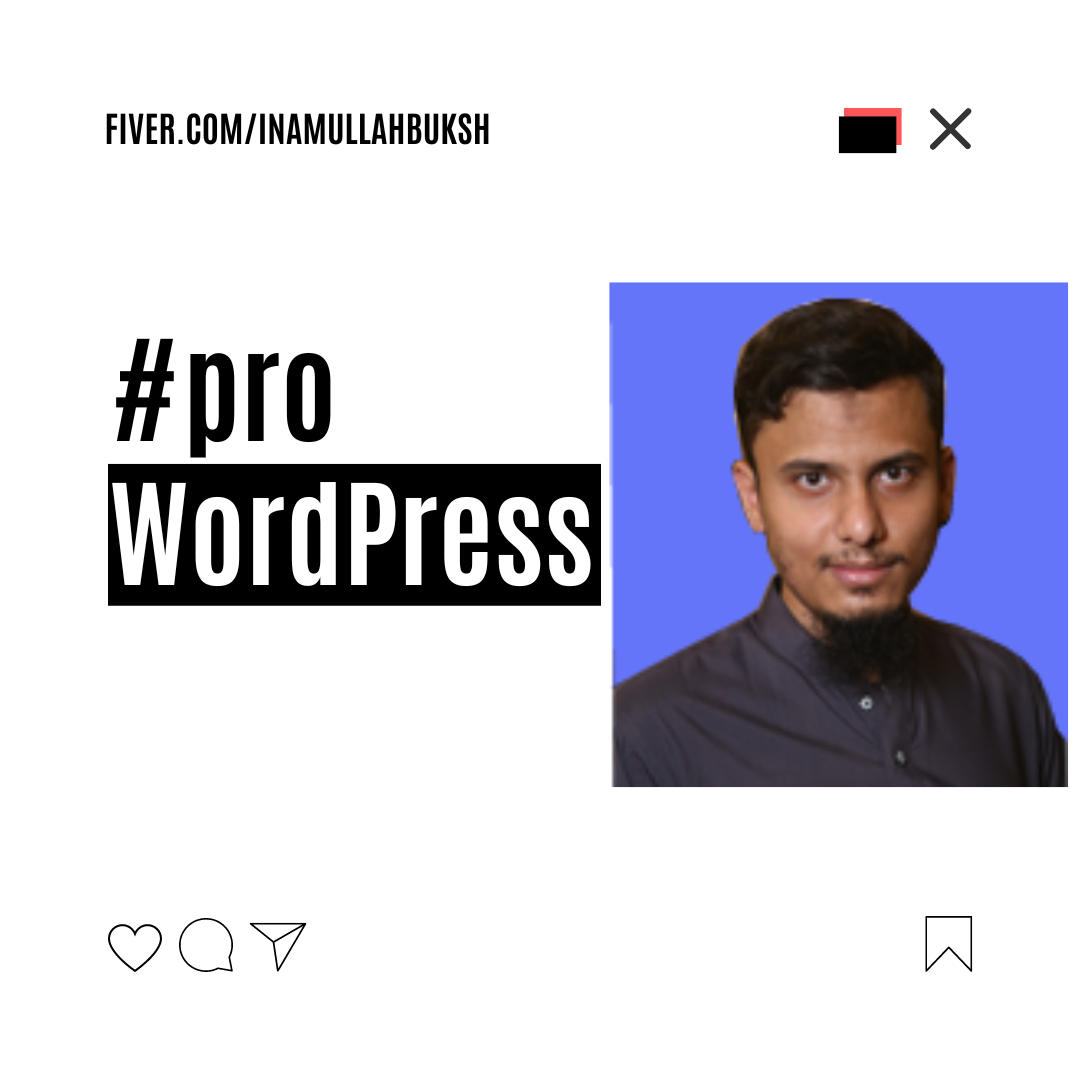 Only WordPress Bug Fixer with over. by Inamullah Buksh on Dribbble