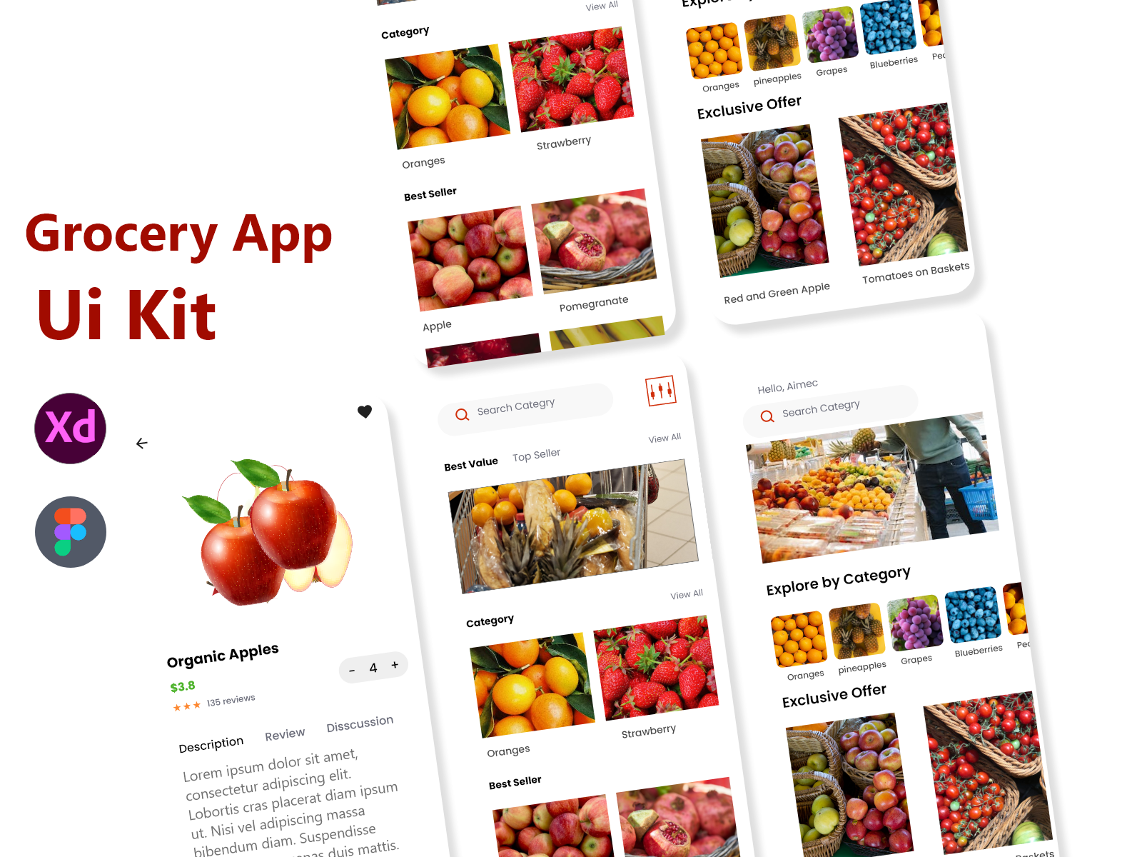 Grocery App Ui/Ux Design by MD NURUL AMIN on Dribbble