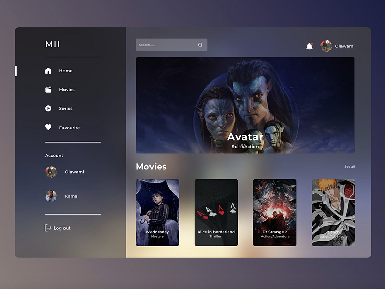 UI DESIGN: Movie Website Ui by WebMedia on Dribbble