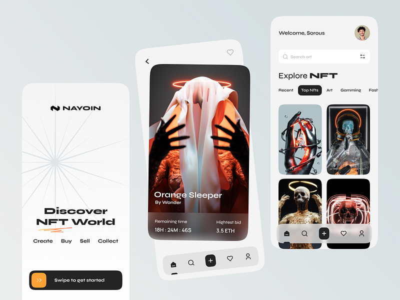 Tutorial App Screens by Cleveroad 🇺🇦 on Dribbble