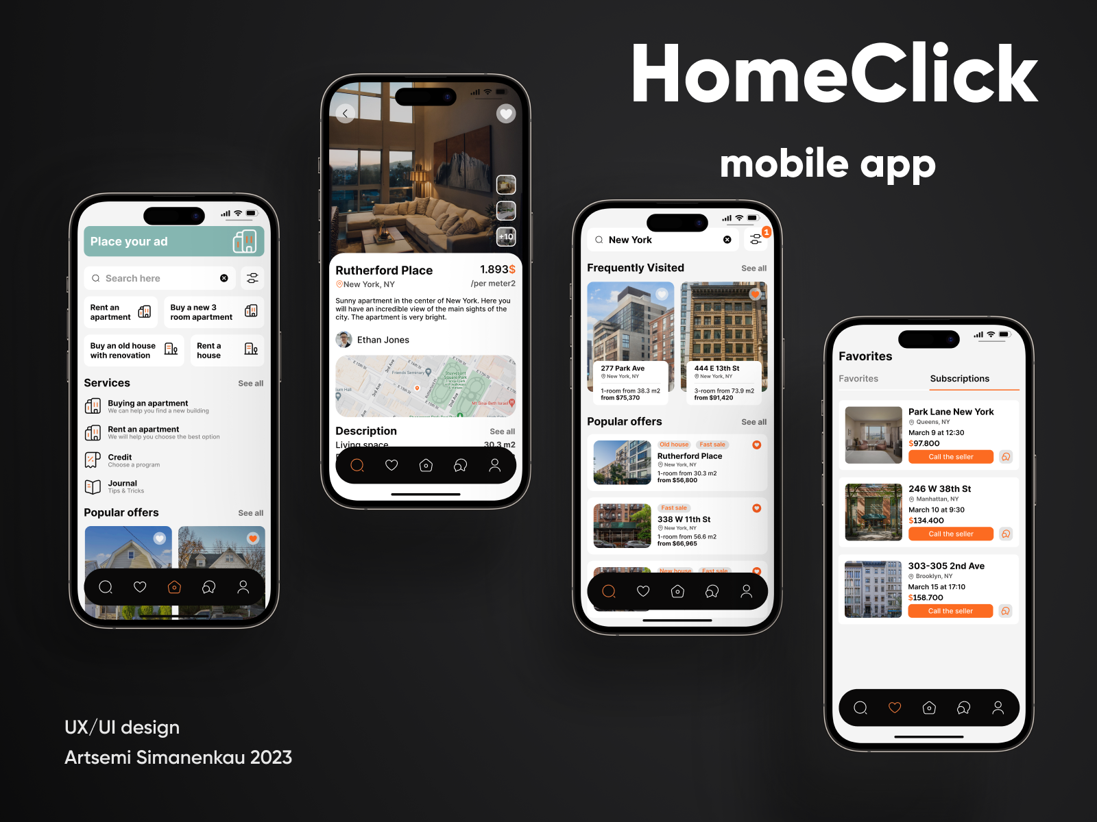 HomeClick Design by Artsemi Simanenkau on Dribbble