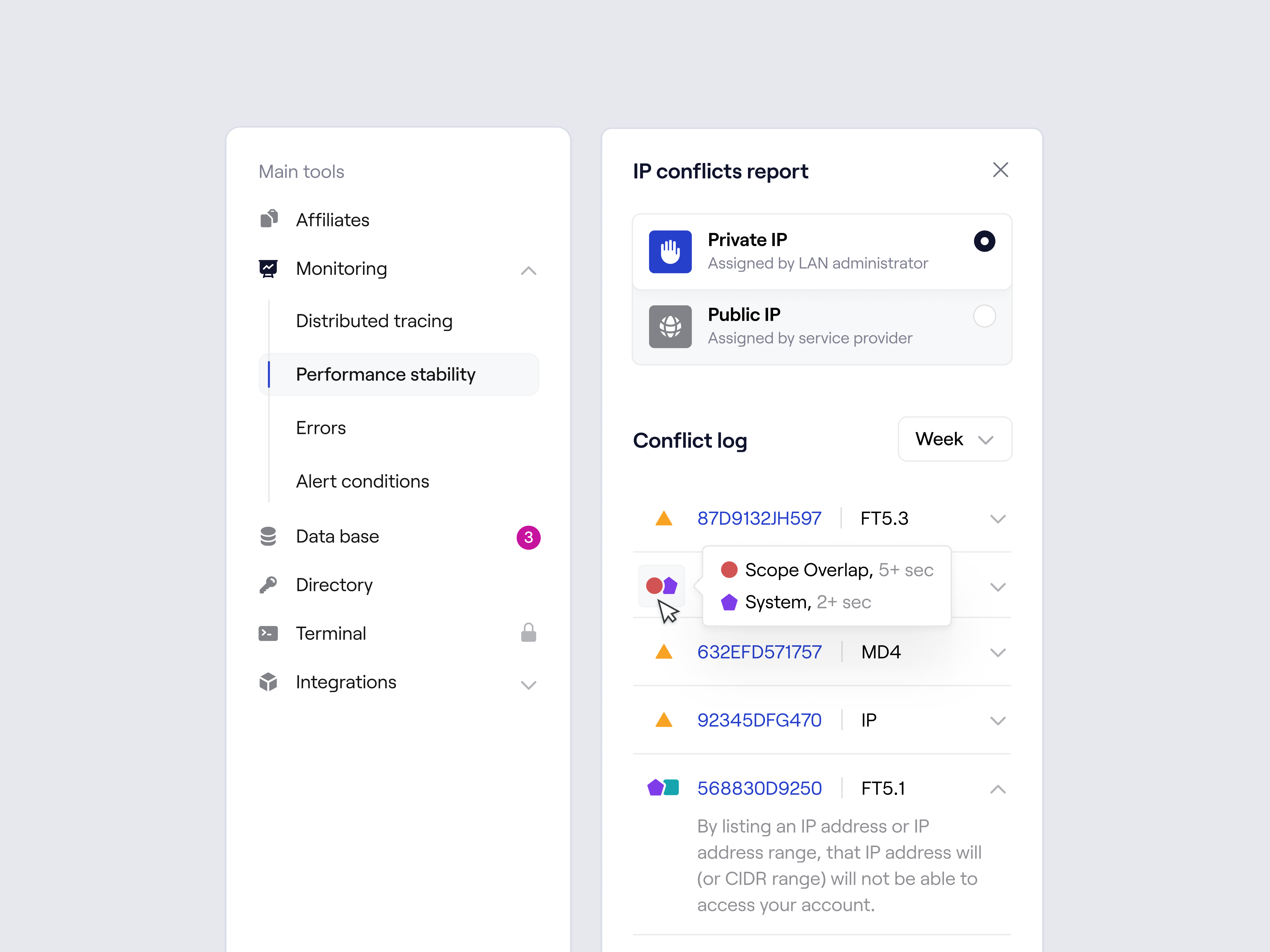Cybersecurity | Security dashboard | Browse errors and conflicts by ...