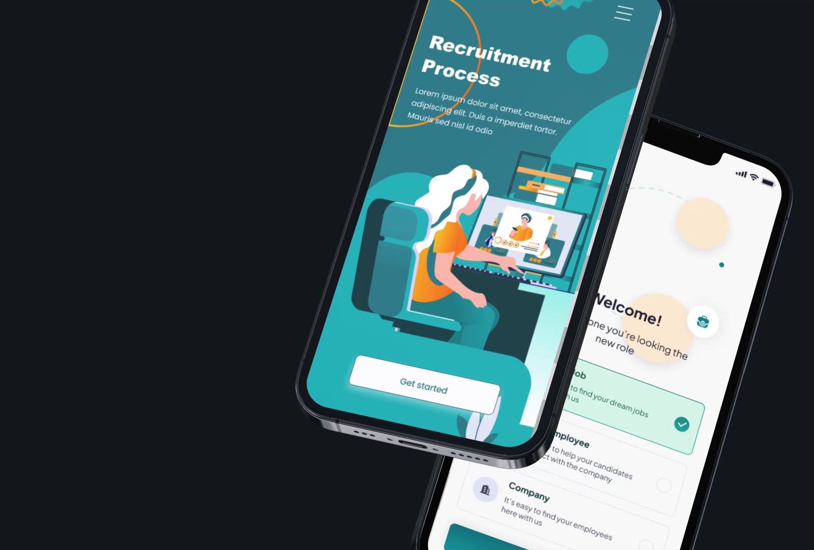Recruitment Mobile App by QueenTessa on Dribbble