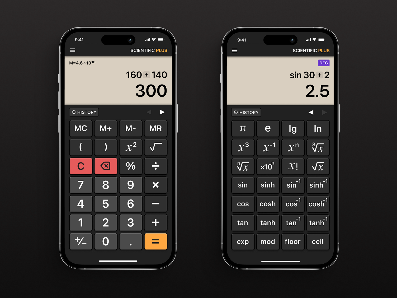 Scientific Calculator iOS Mobile App by Dzianis Anchukou for ...