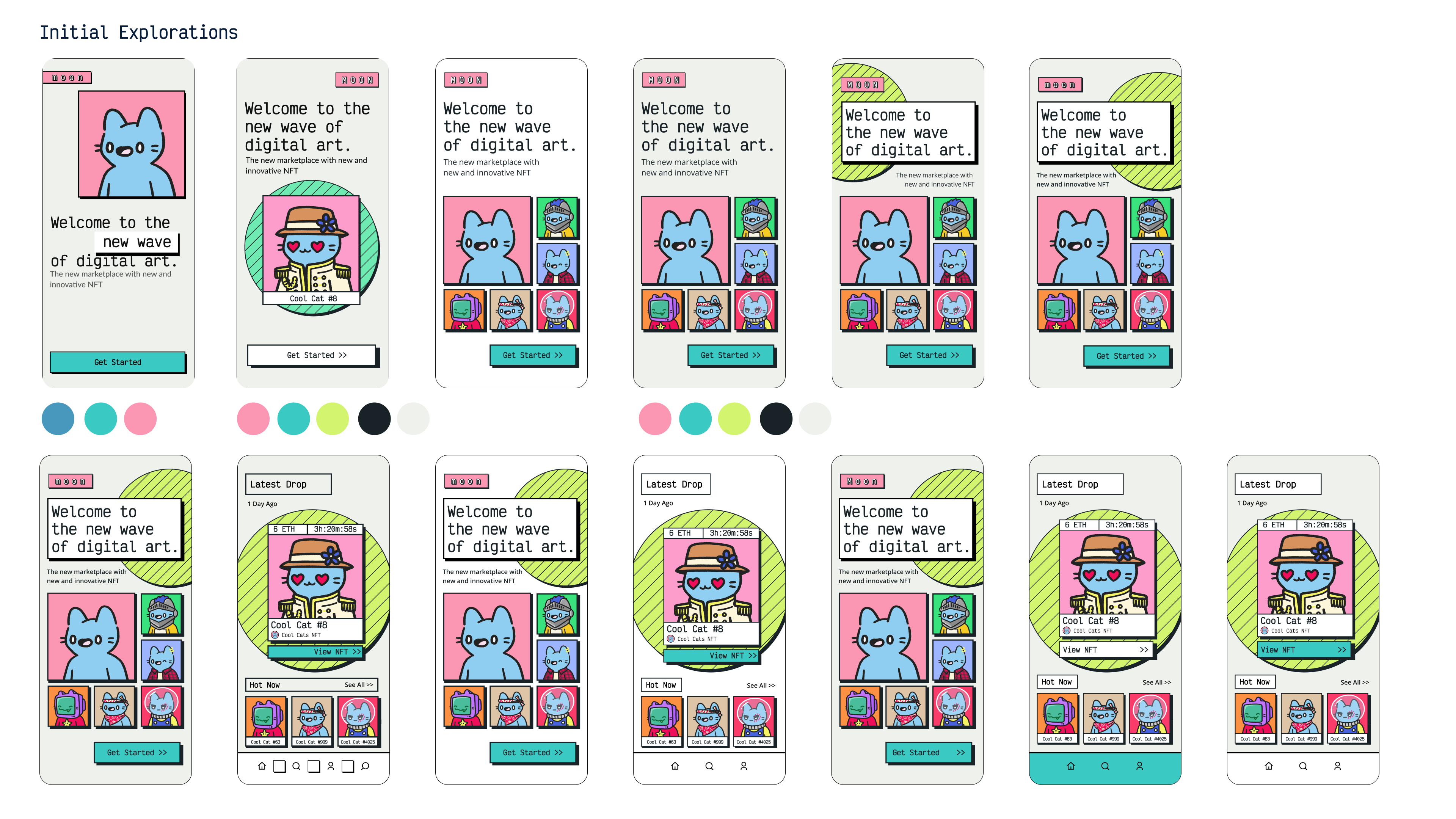 Moon - NFT App by Jen Satzger on Dribbble