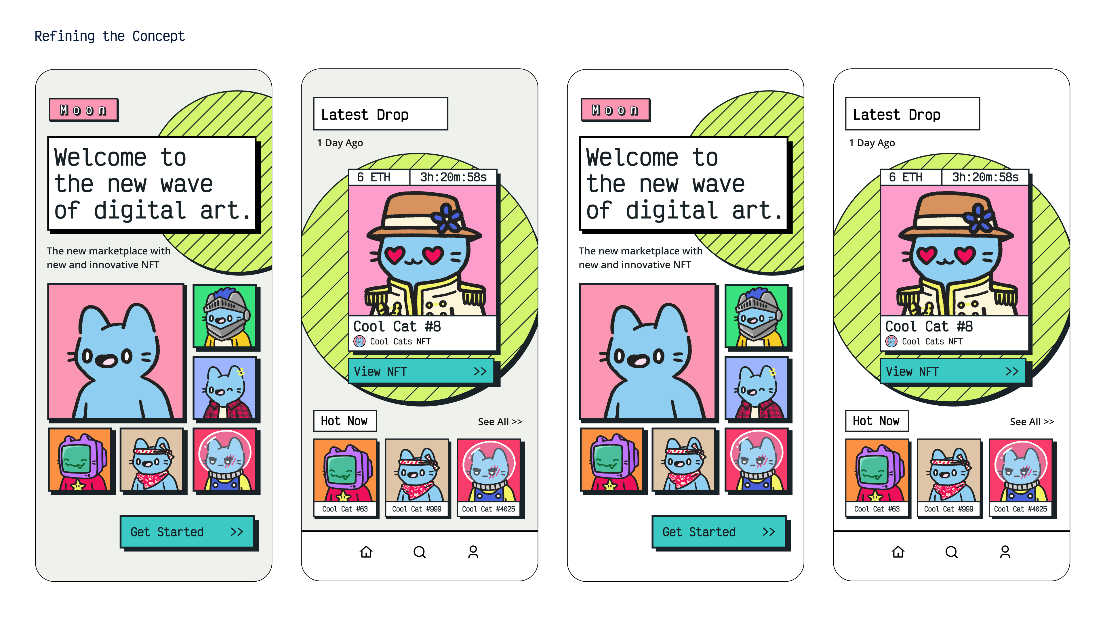 Moon - NFT App by Jen Satzger on Dribbble