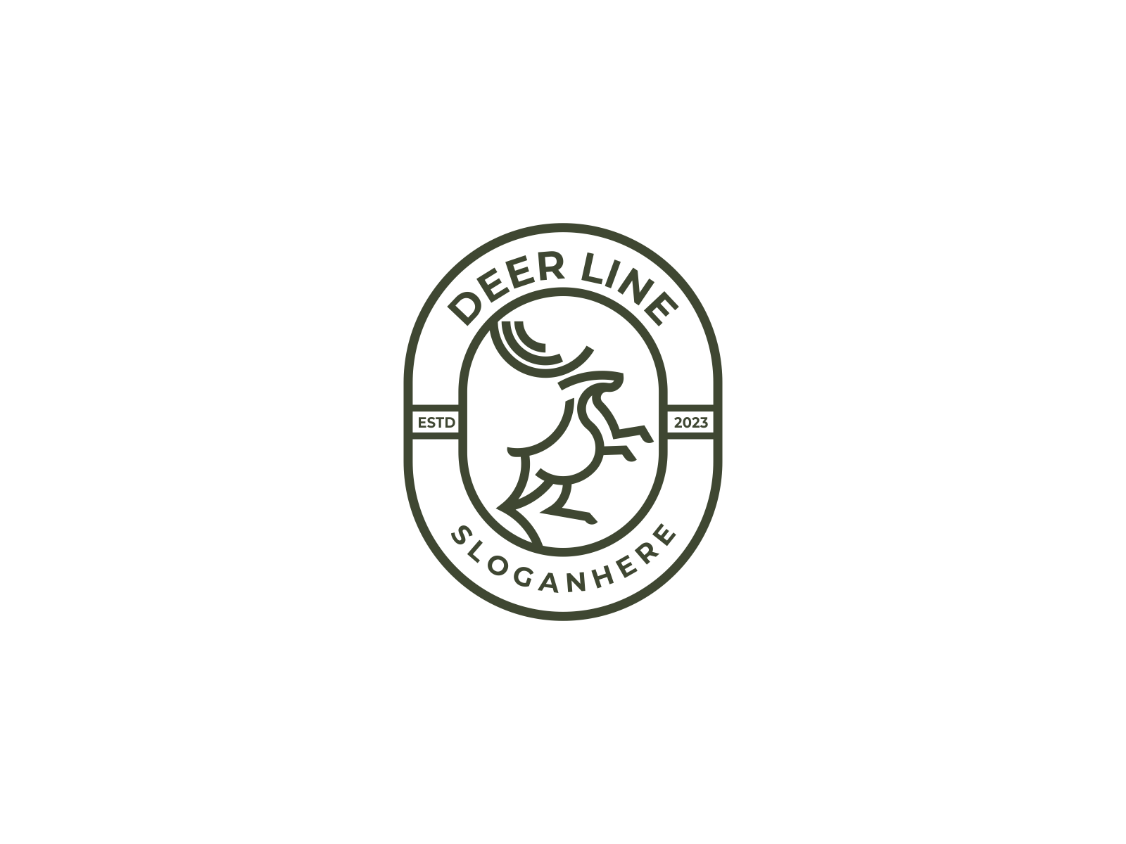 Deer Line Logo by farsad_graphic on Dribbble
