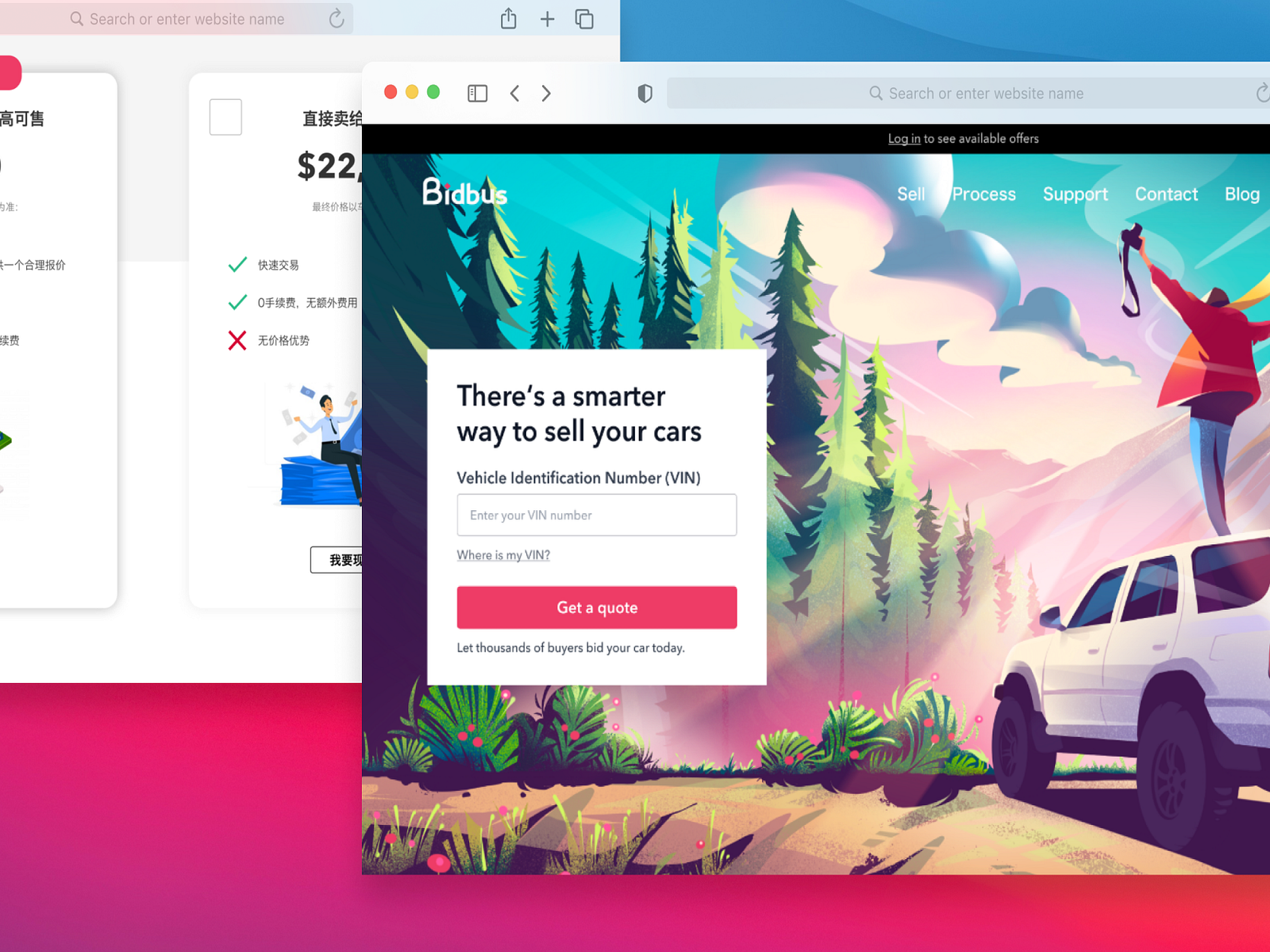 Bidbus Second-Hand Car Selling Platform by Phyllis Liu on Dribbble